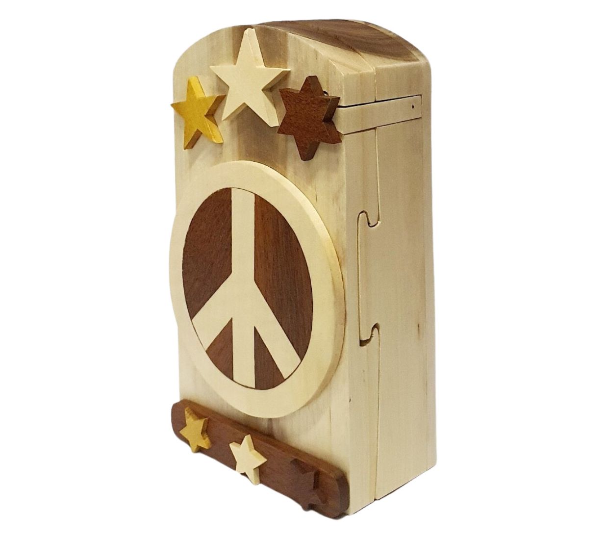 Carver Dan's Peace Sign Puzzle Box - QVC.com