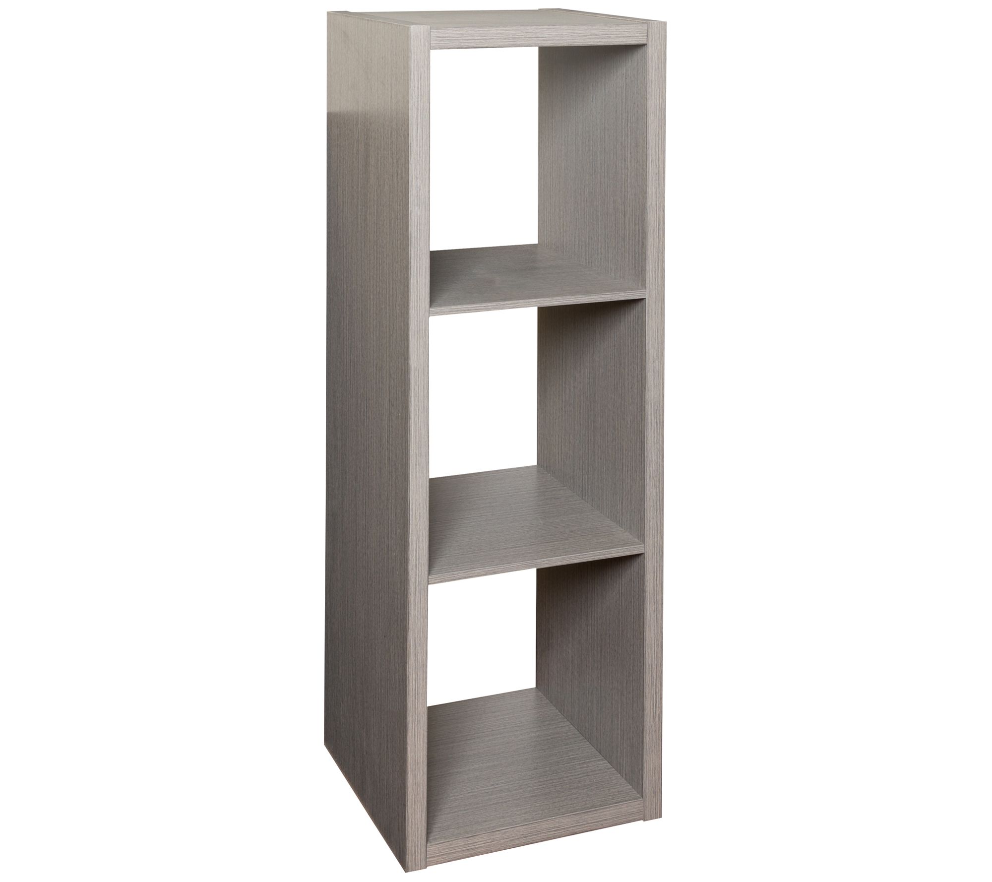 Honey-Can-Do 3- Cube Premium La minate Shelving Unit - QVC.com