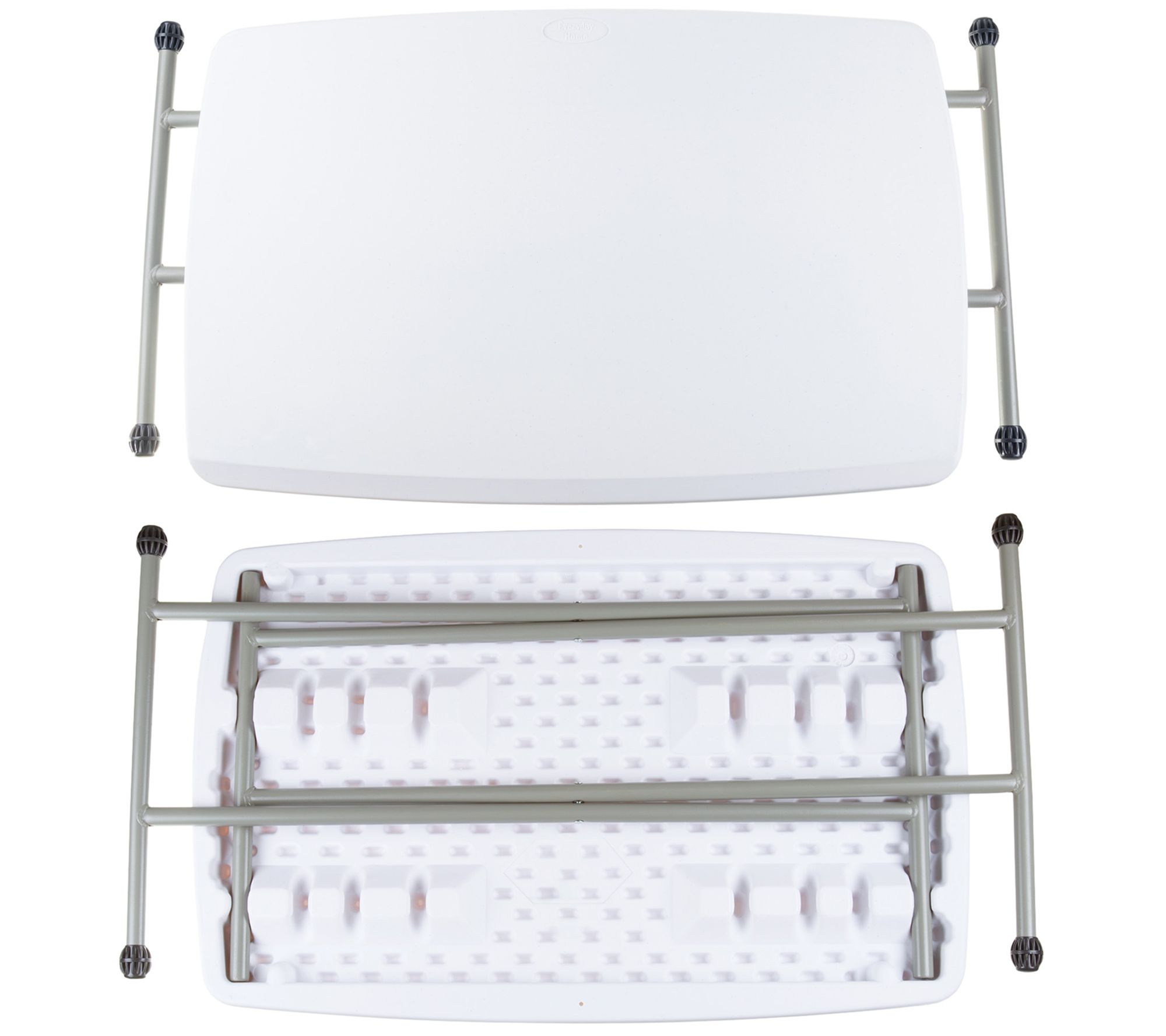 Everyday Home Folding Table Lightweight Portable - QVC.com
