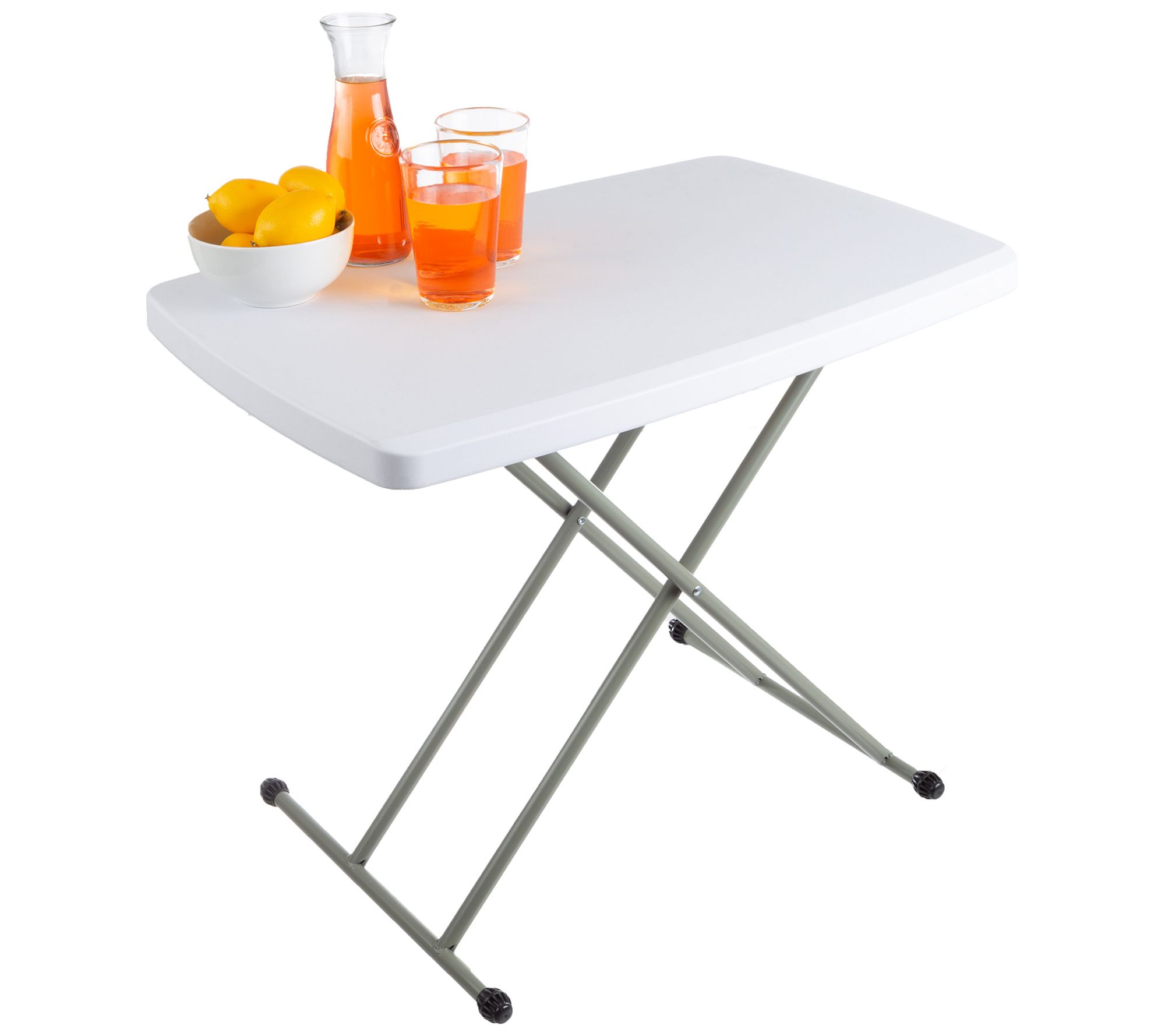 Everyday Home Folding Table Lightweight Portable - QVC.com