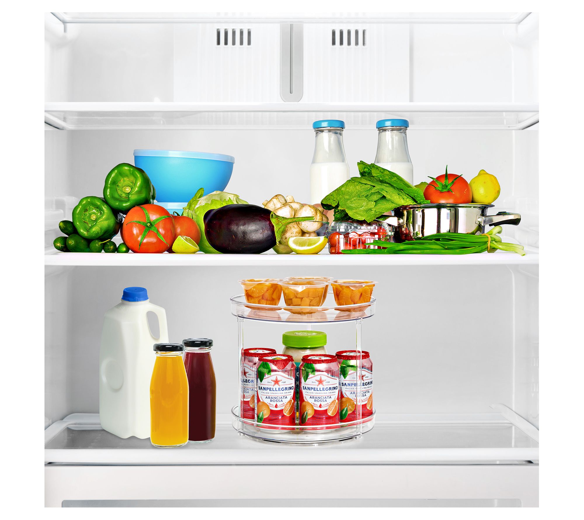 Sorbus 2 Pack 2 Tier Clear Lazy Susan Organizer - QVC.com Sorbus 2 Pack 2 Tier Clear Lazy Susan Organizer - QVC.com