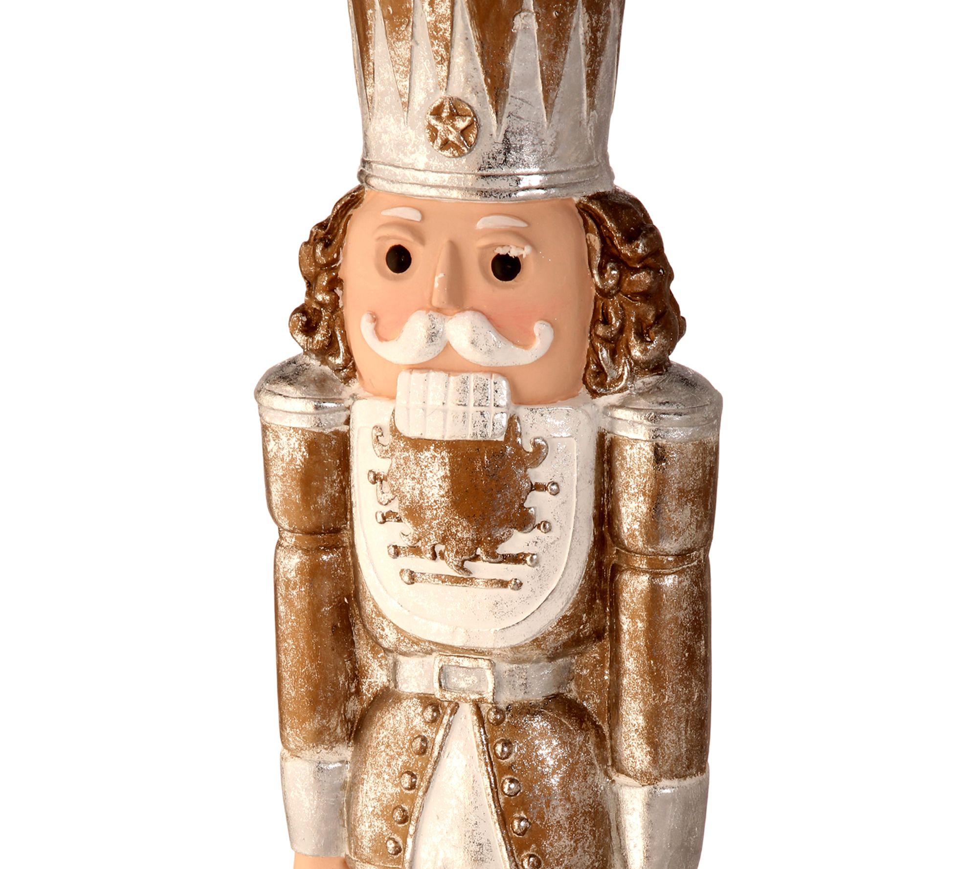 27" Gilded Nutcracker Soldier by Valerie - QVC.com
