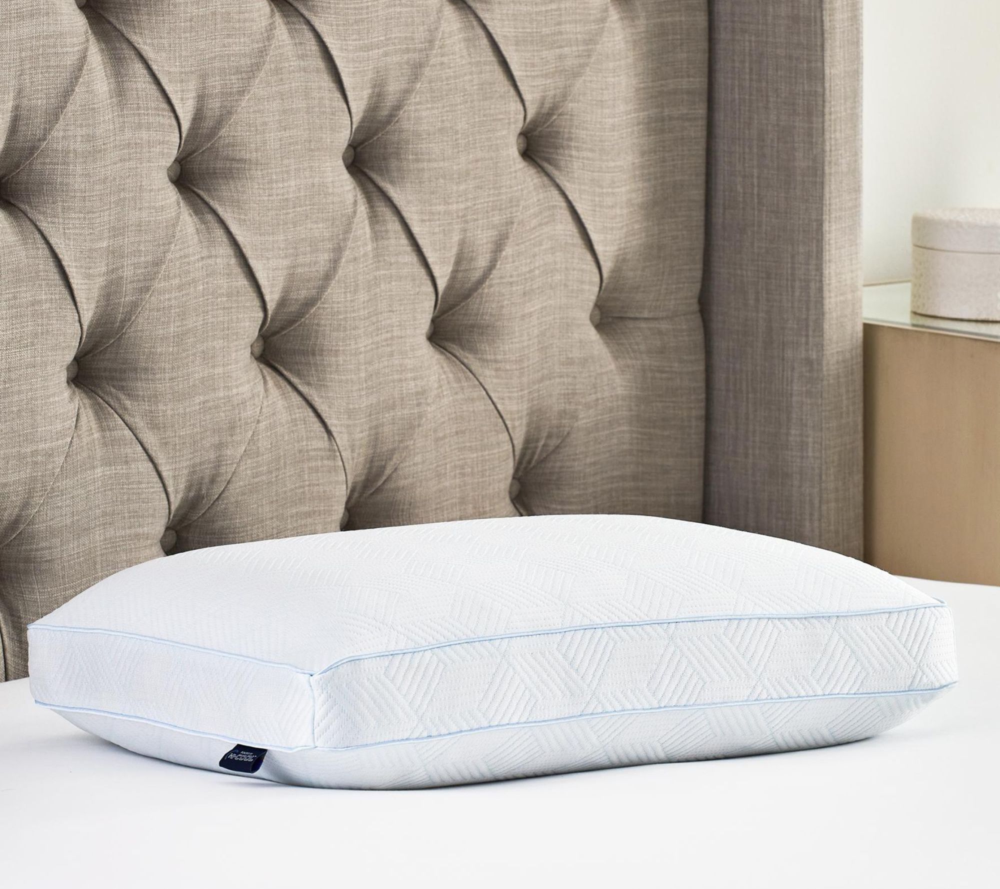 Bodipedic Memory Foam Bed Pillow Powered by Hi-Cool, King - QVC.com