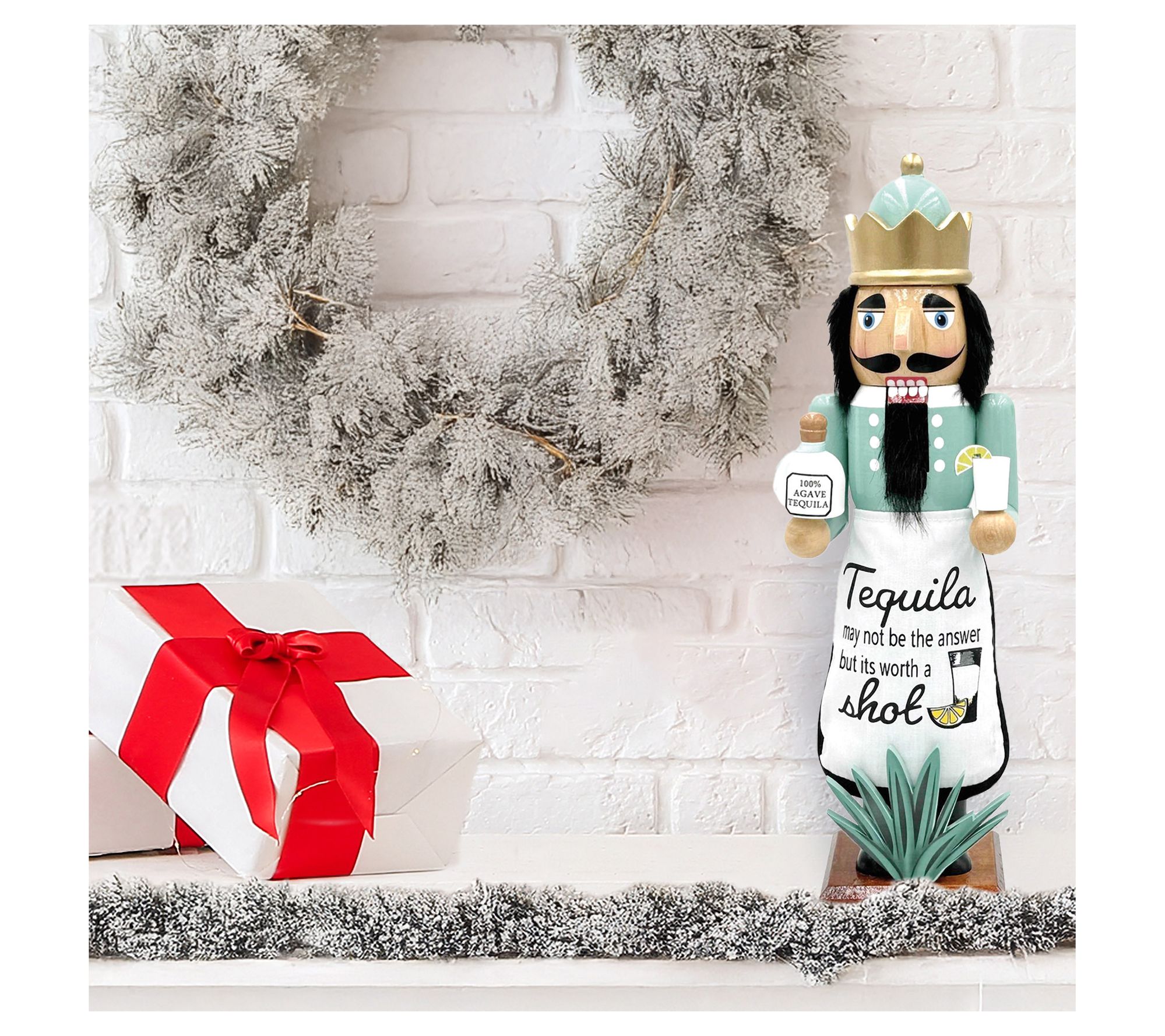 Santa's Workshop 14" Tequila Time Nutcracker - QVC.com