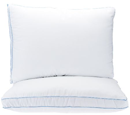 PedicSolutions Set of 2 Supreme Memory Loft Standard Pillows - QVC.com