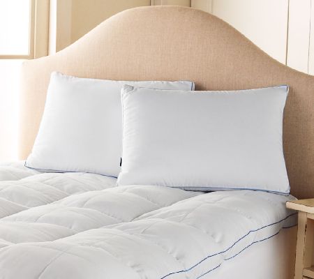 PedicSolutions Set of 2 Supreme Memory Loft Standard Pillows - QVC.com