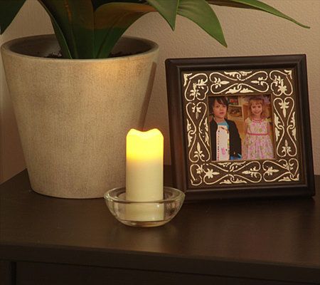 Pacific Accents Set of 4 Melted Top Flameless Votive Candles - QVC.com