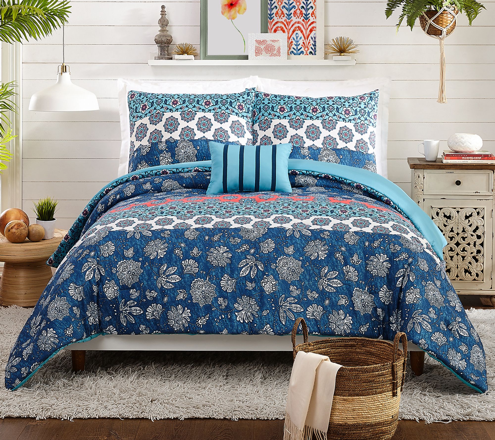 Jessica Simpson Jaydette Full/Queen Comforter Set - QVC.com