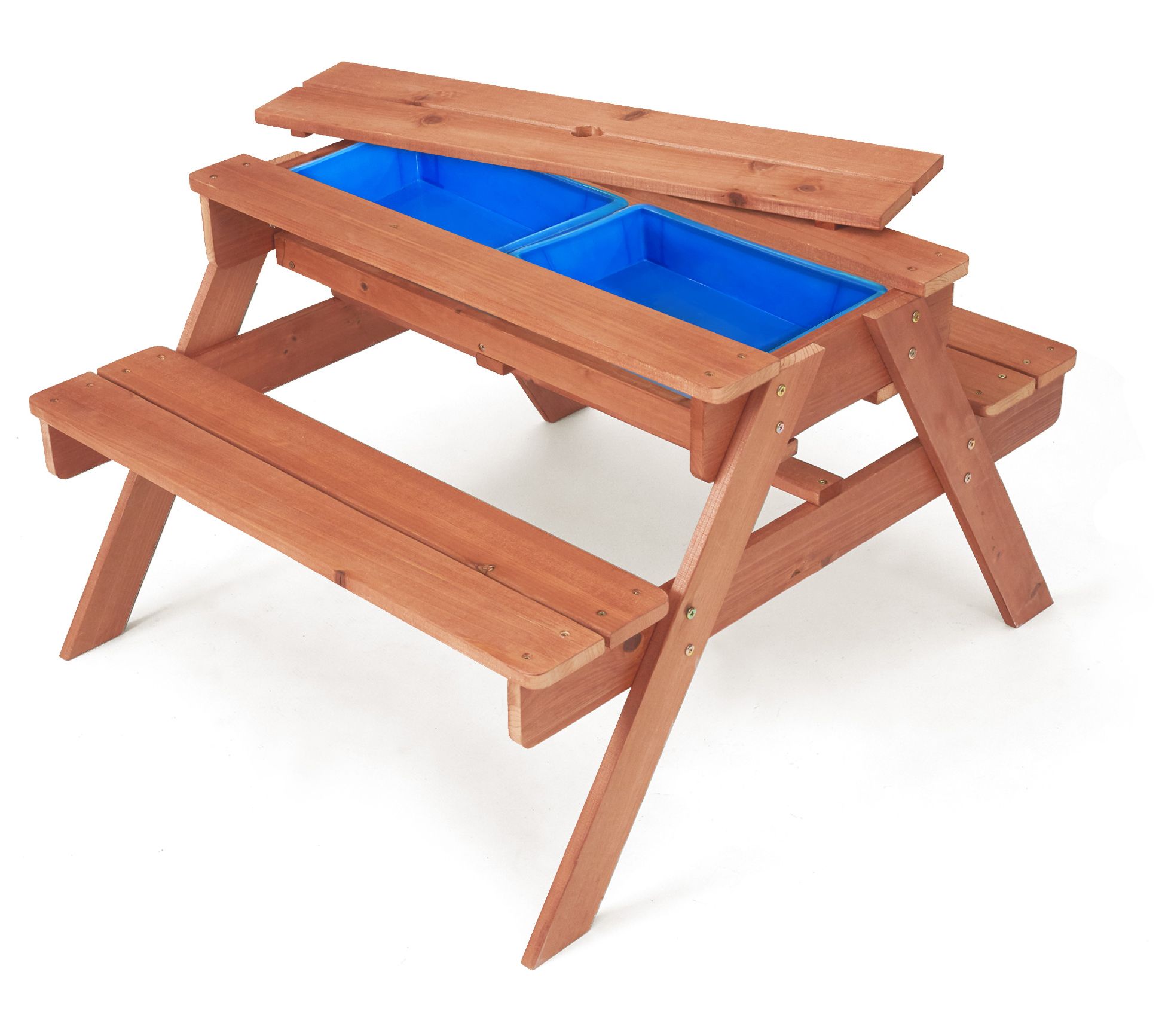 Teamson Kids Outdoor Oasis Table and Benches - QVC.com