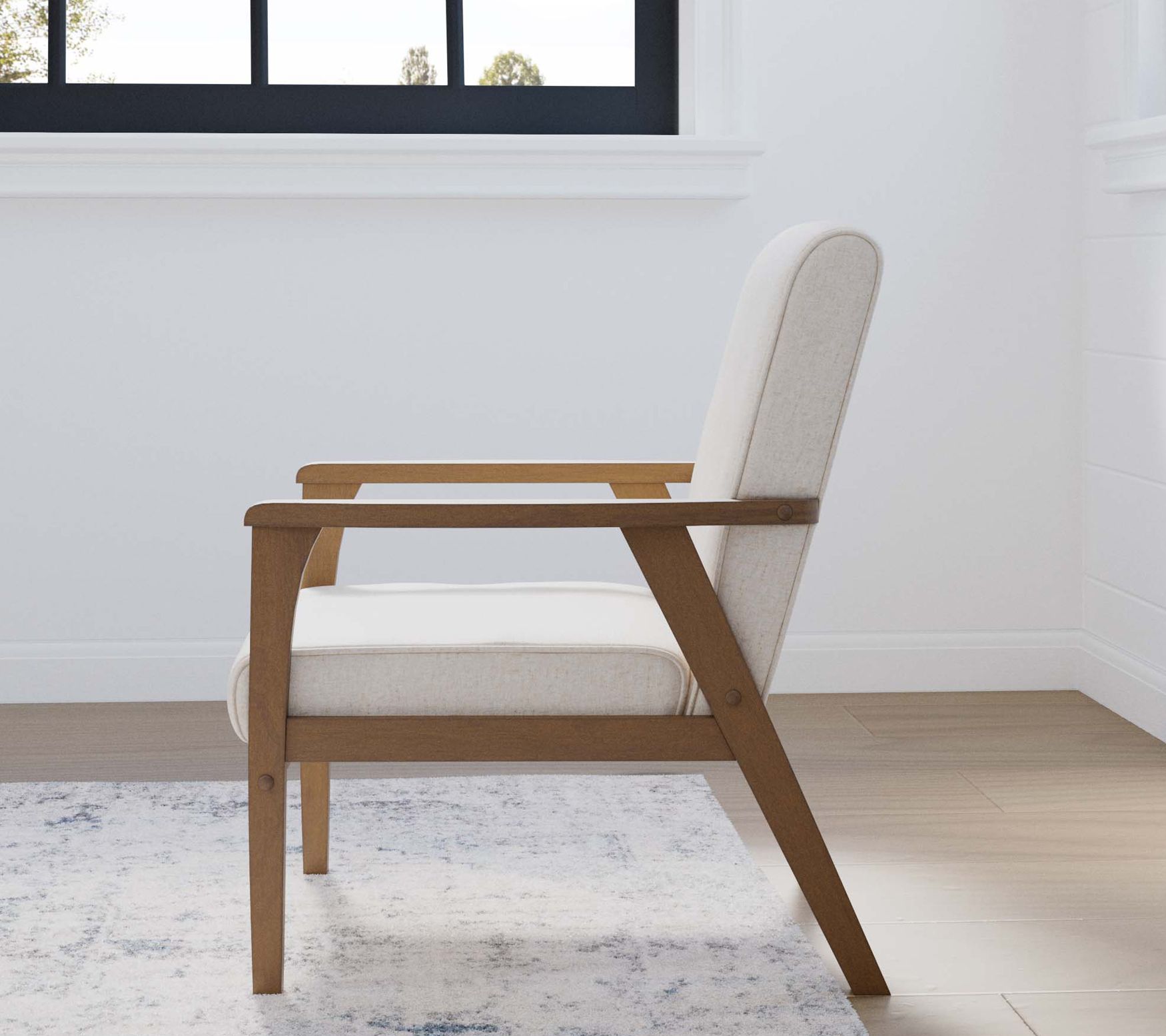 Brookside Lara Exposed Arm Accent Chair - QVC.com