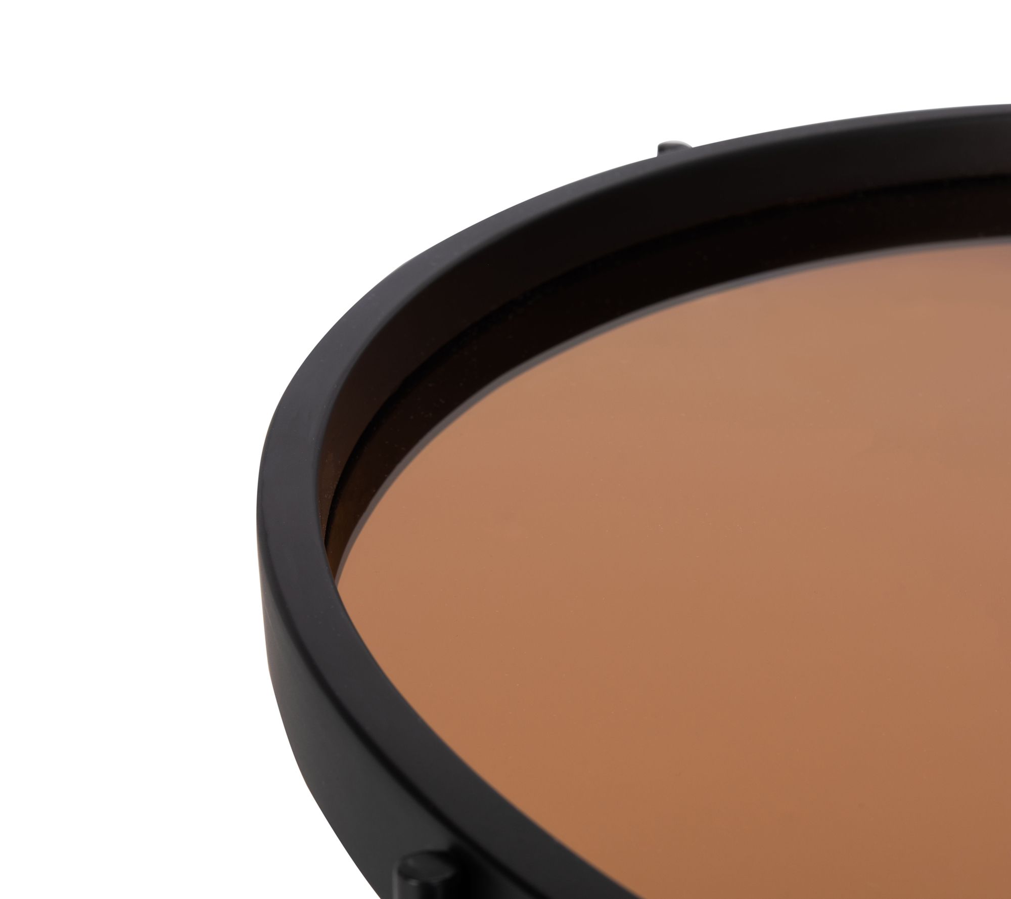 Safavieh Small Round Tray Top Accent Table - QVC.com