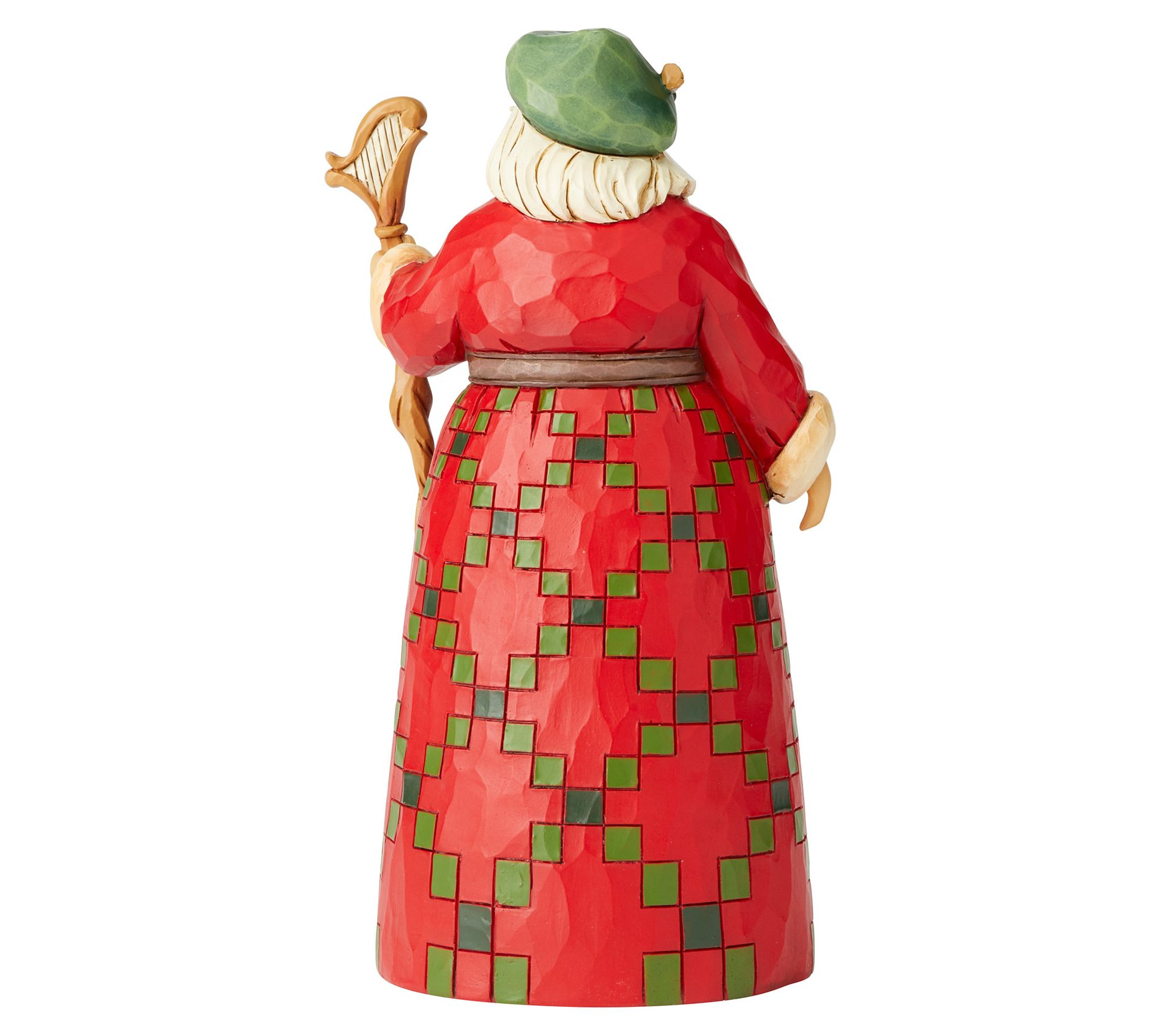 Jim Shore Heartwood Creek Irish Santa Figurine - QVC.com