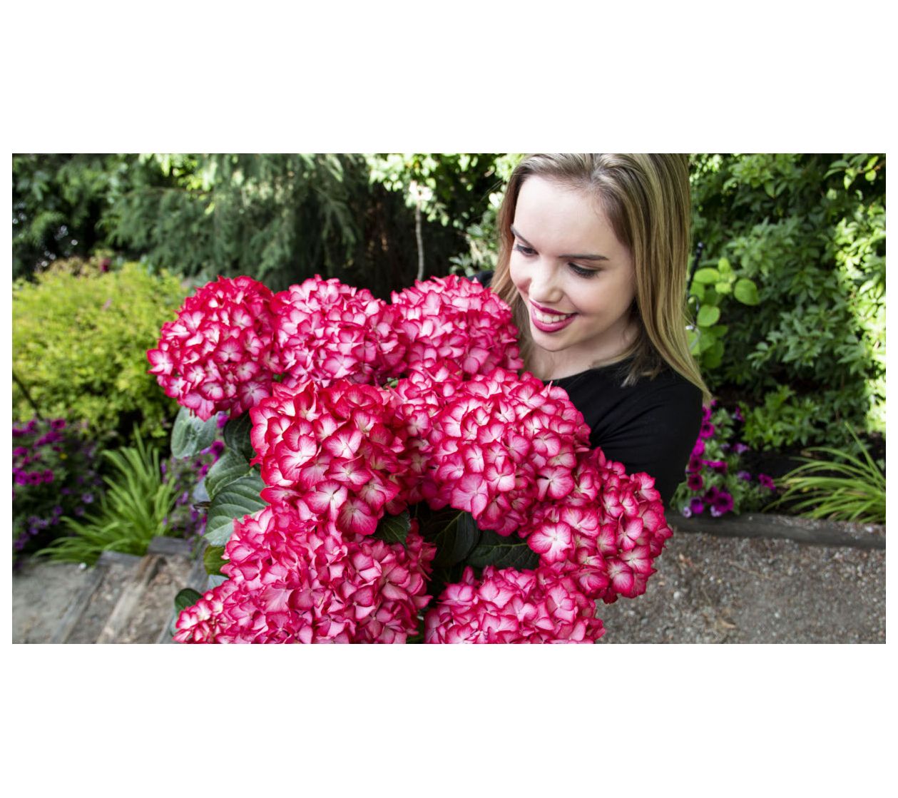 Roberta's 1-Piece Bloomin' Easy Kimono Hydrangea - QVC.com