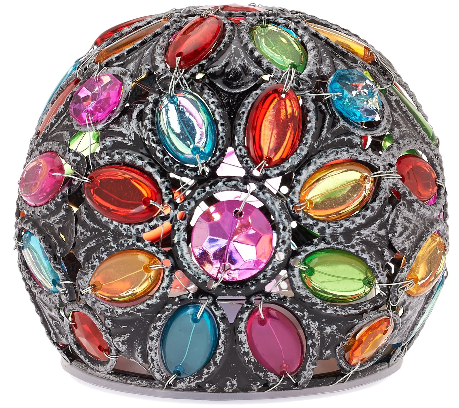 "As Is" Set of 3 Kaleidoscope Gem Spheres by Valerie - QVC.com