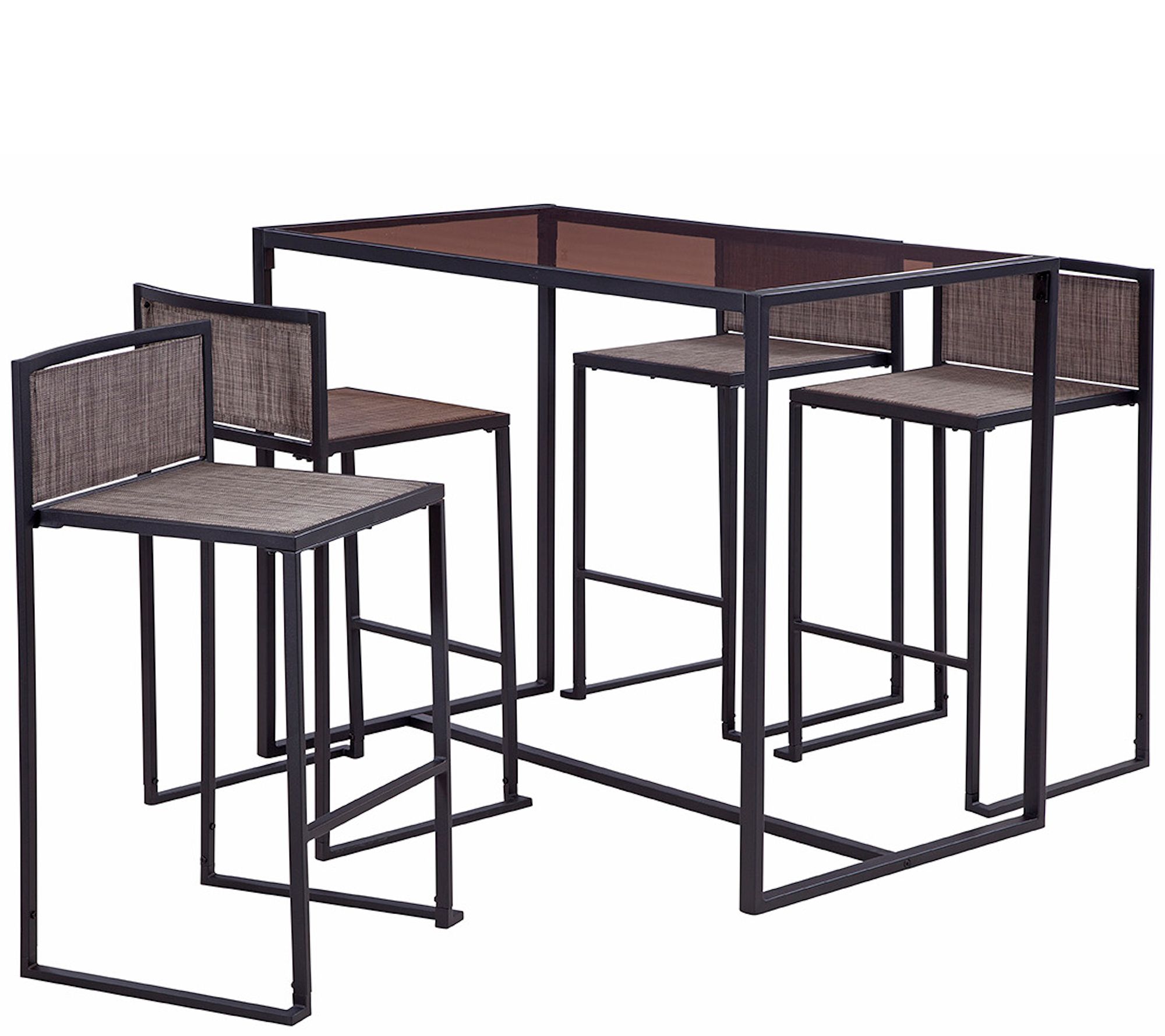 Drake 5-Piece High Dining Set - QVC.com