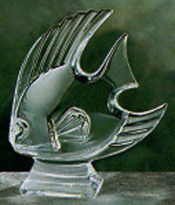 Durand Lead Crystal Fish Figurine - QVC.com