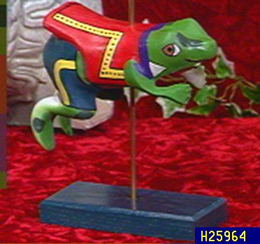 Smithsonian Handmade Carousel Hop Toad - QVC.com
