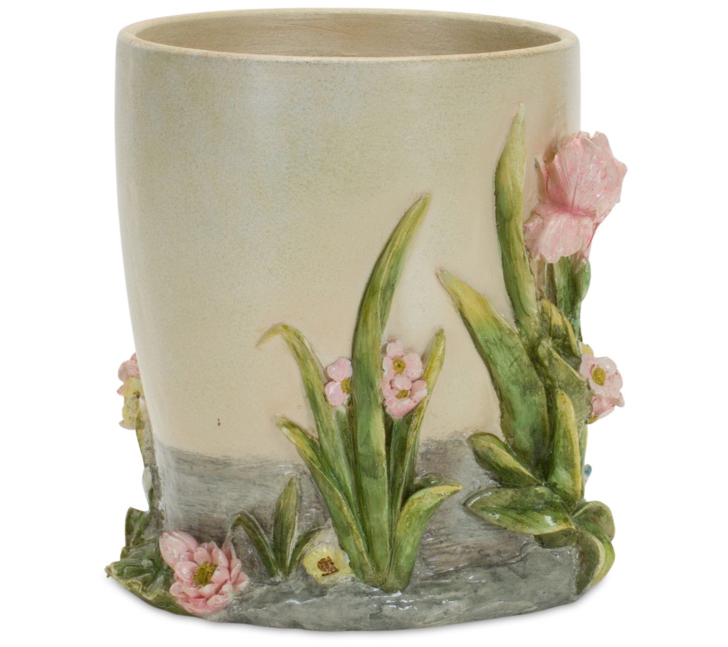 Melrose Bird and Floral Planter 6.25"D - QVC.com