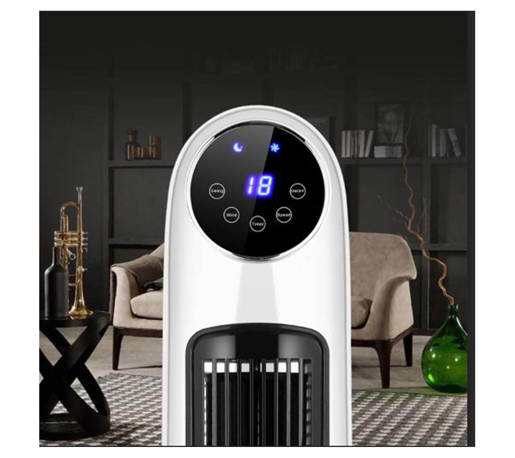 LifeSmart 47in Digital Pedestal Fan - QVC.com