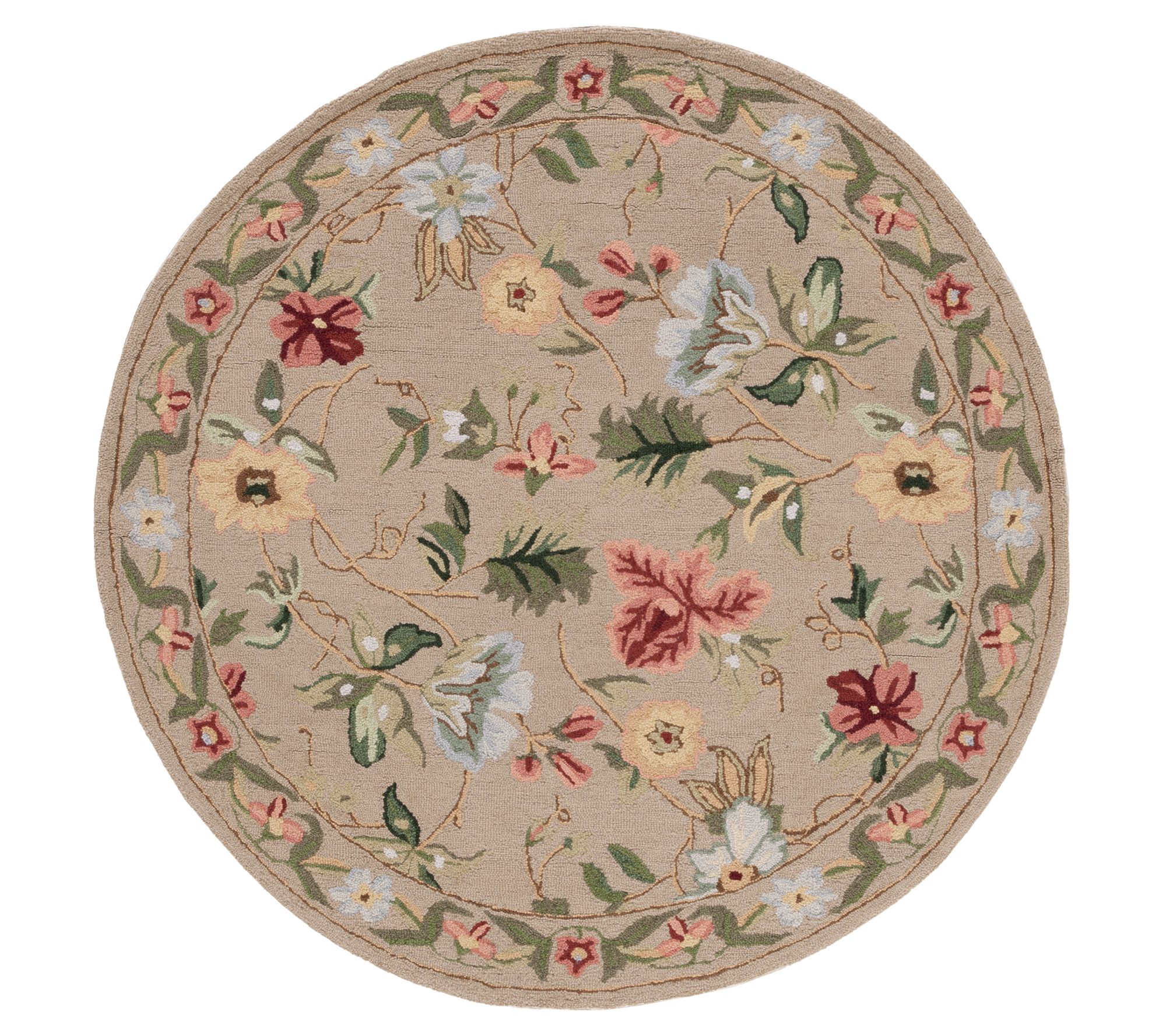Chelsea Collection HK311 5'-6" X 5'-6" Round Rug by Valerie - QVC.com