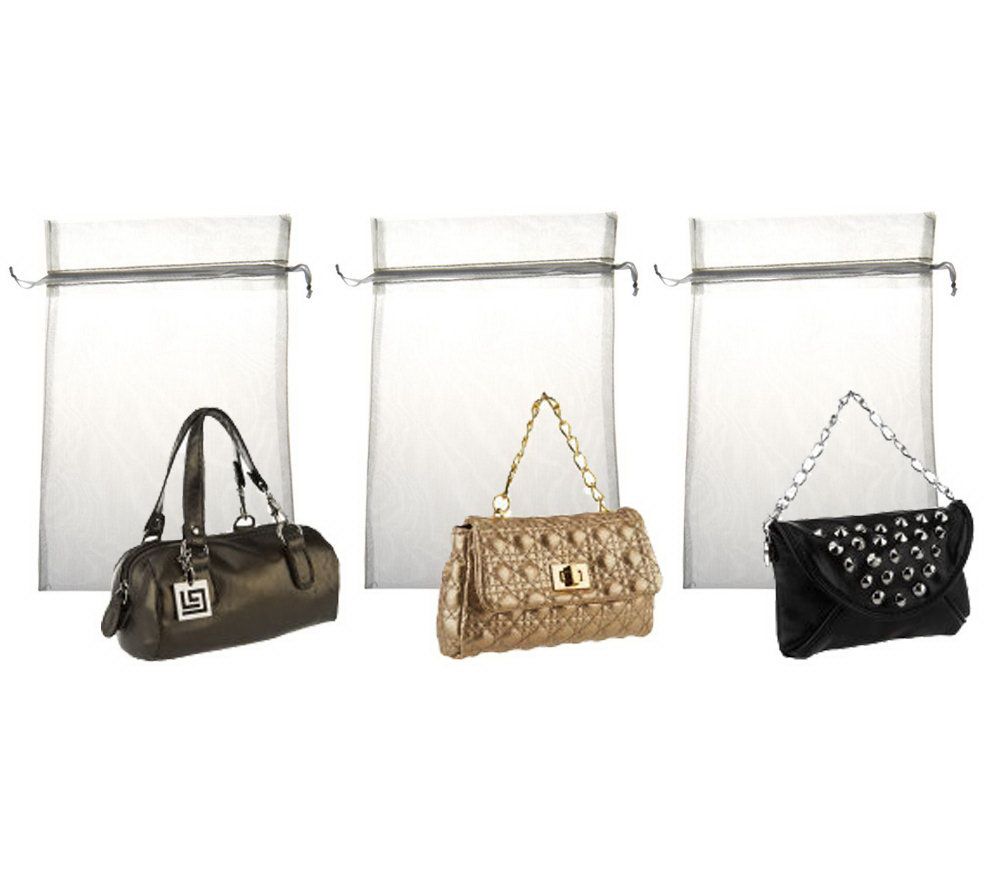 "As Is" Set of 3 Large Cell Phone Bags by Lori Greiner - QVC.com