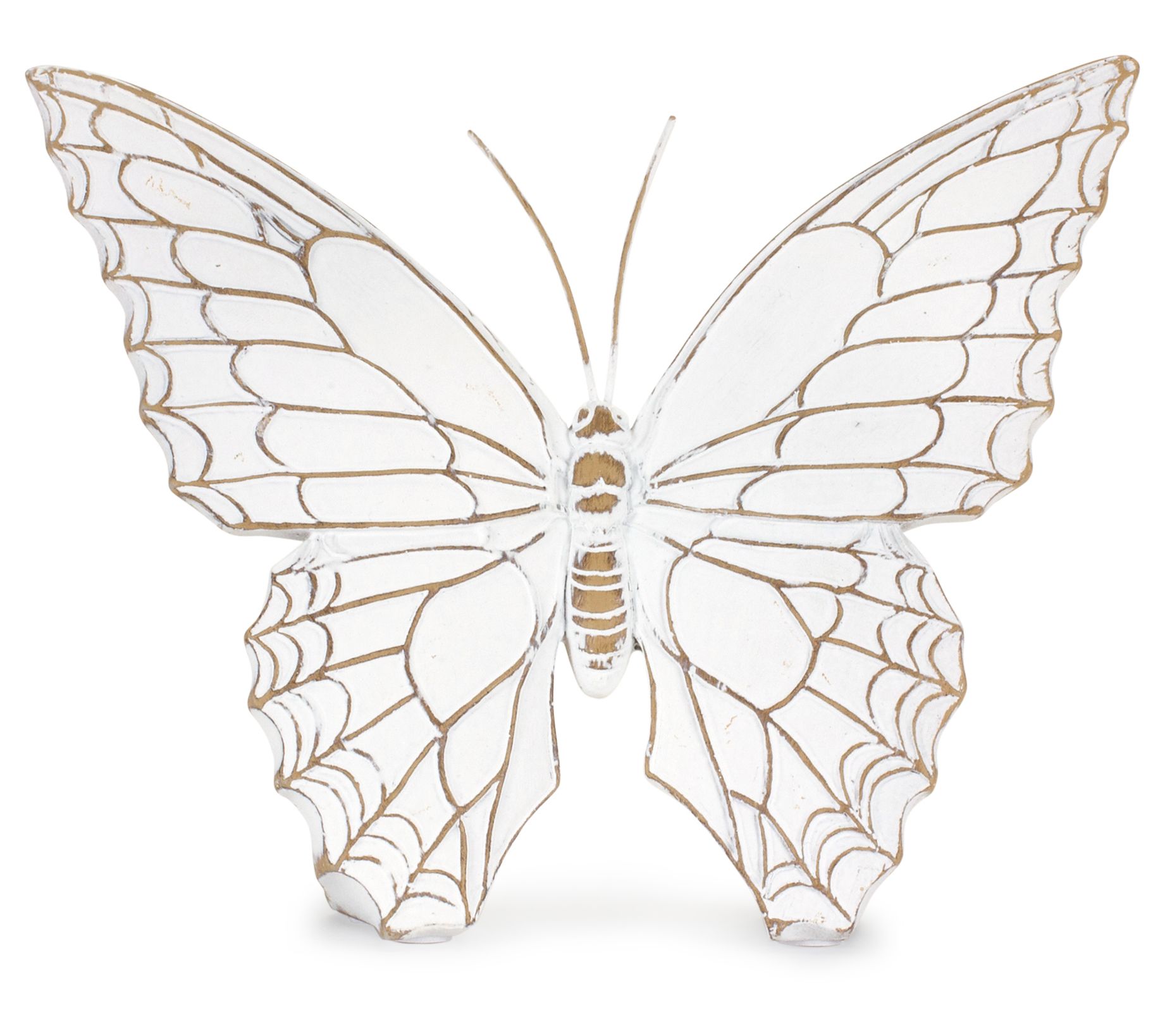 Melrose Tabletop Butterfly Figurines (Set of 3) - QVC.com