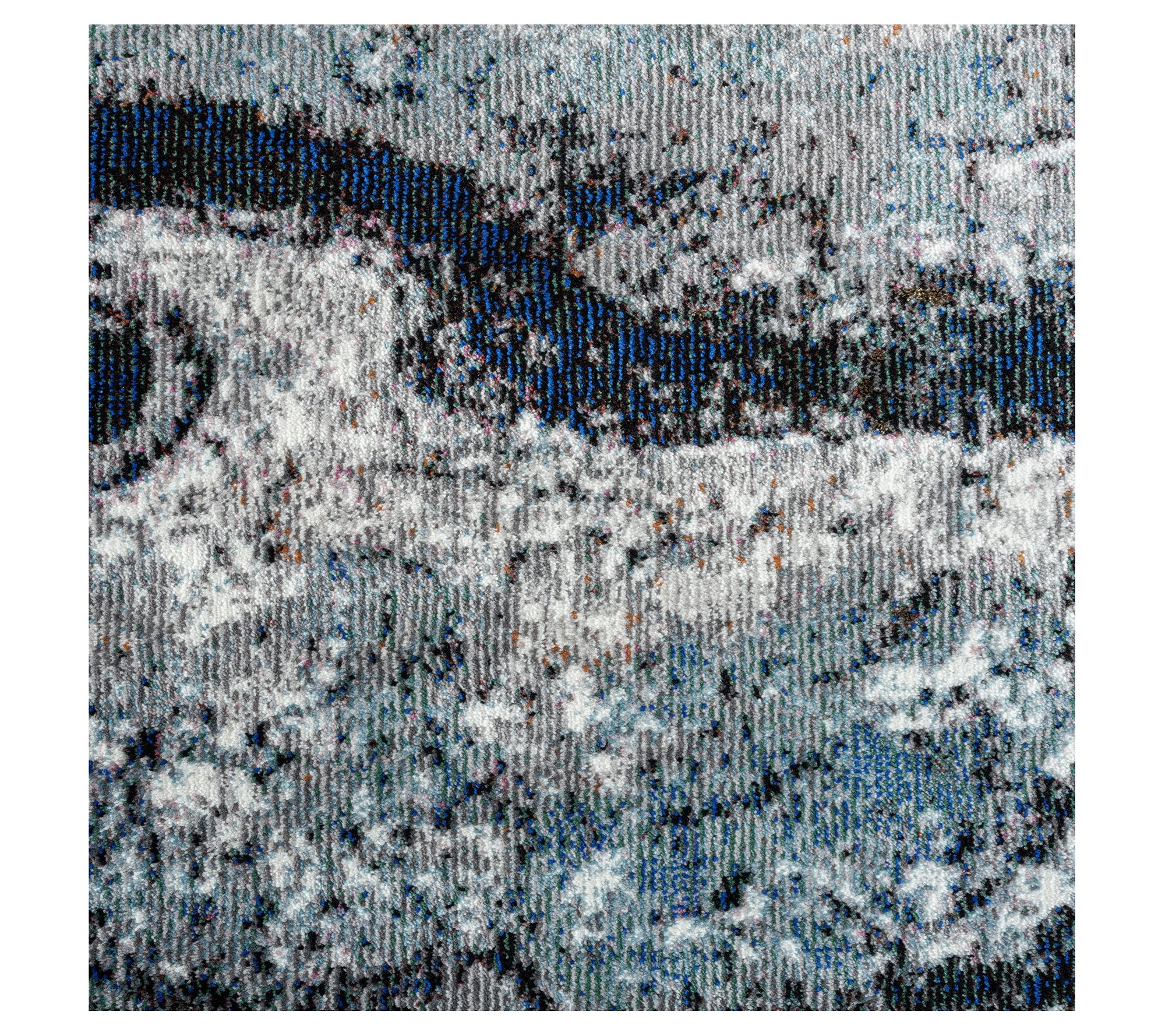 Ox Bay Lennon Abstract Waterfall Area Rug, 5'3" x 7'6" - QVC.com