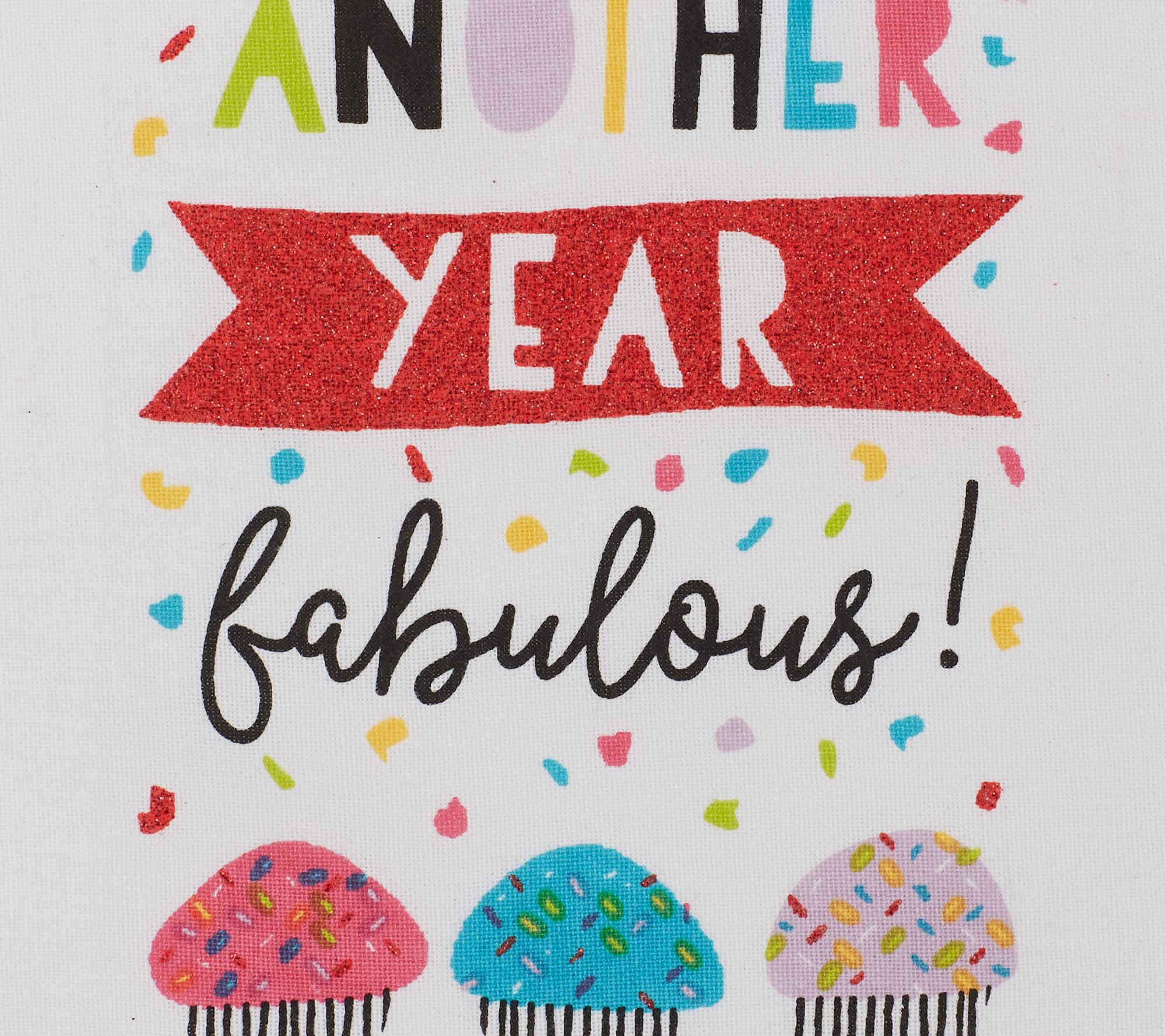 Design Imports Set of 3 Happy Birthday Kitchen Towels - QVC.com