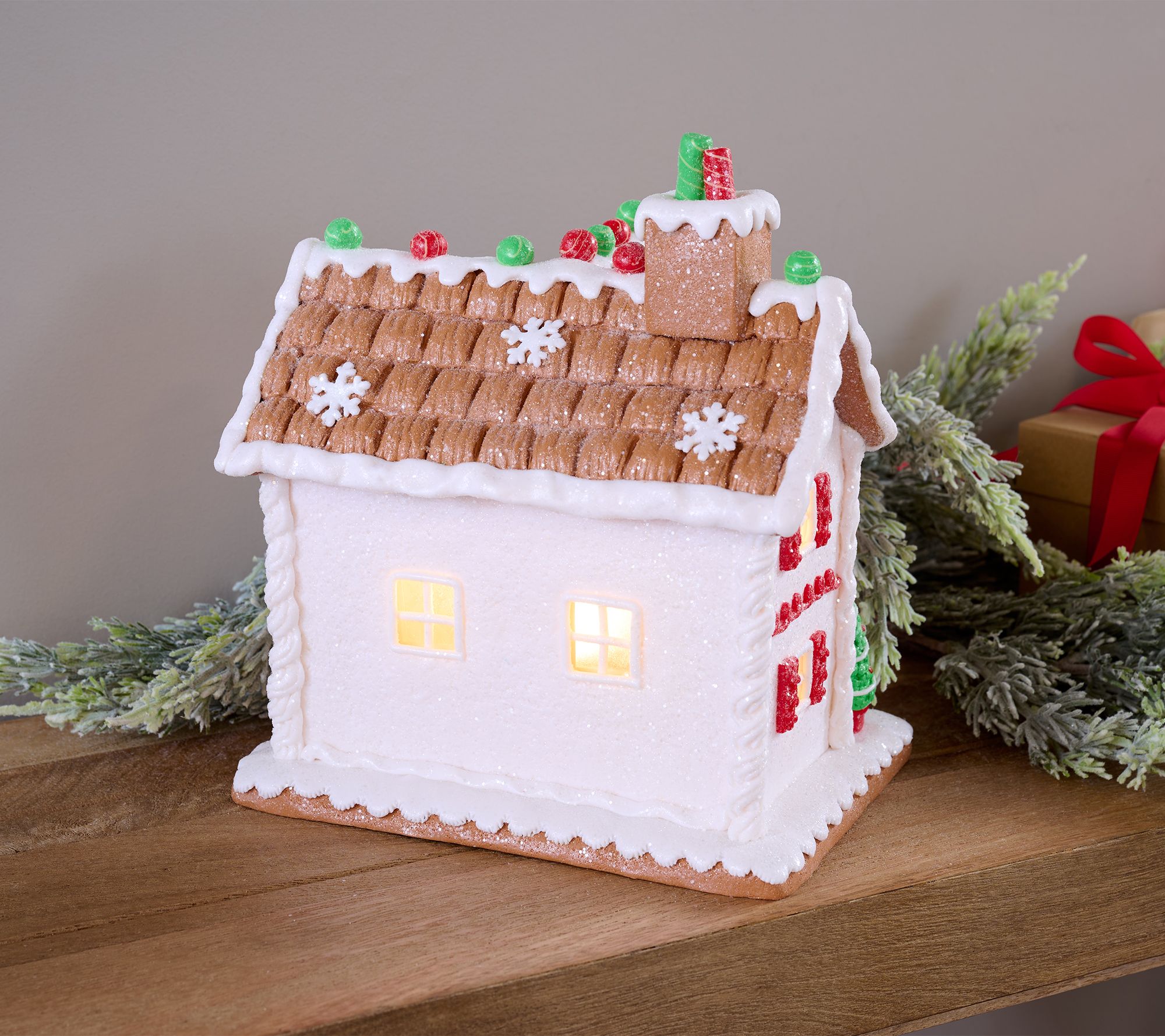 Lit Cottage Collection Cardinal House by Valerie - QVC.com