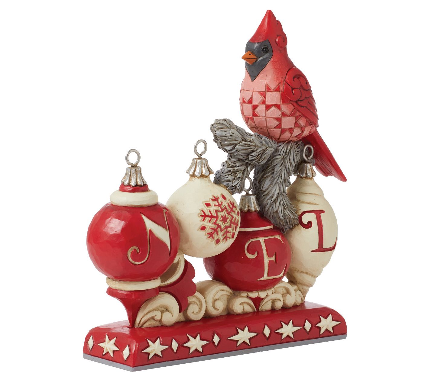 Jim Shore Nordic Noel Christmas Cardinal - QVC.com