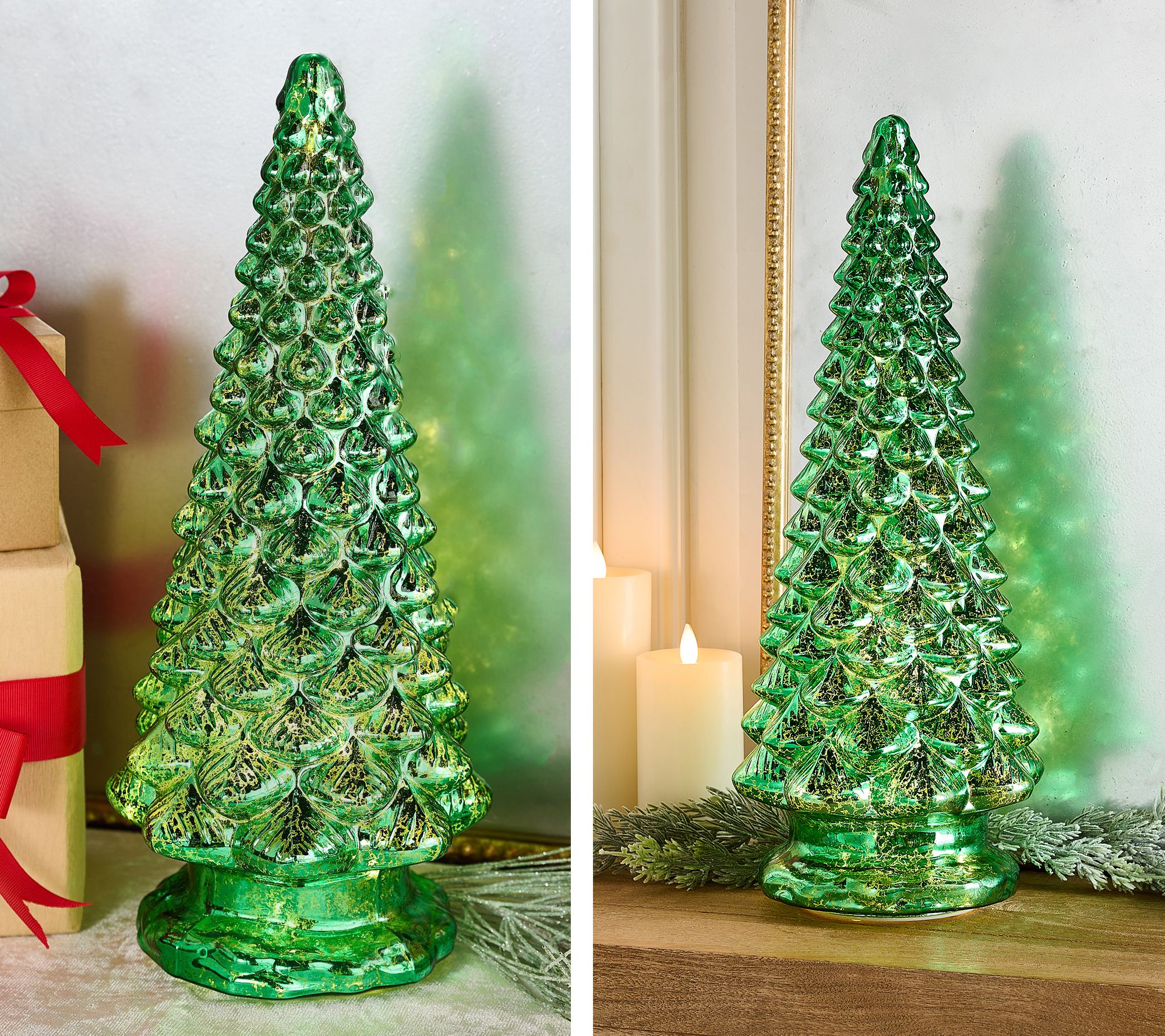Choice Of Twinkling Mercury Glass Tree By Valerie