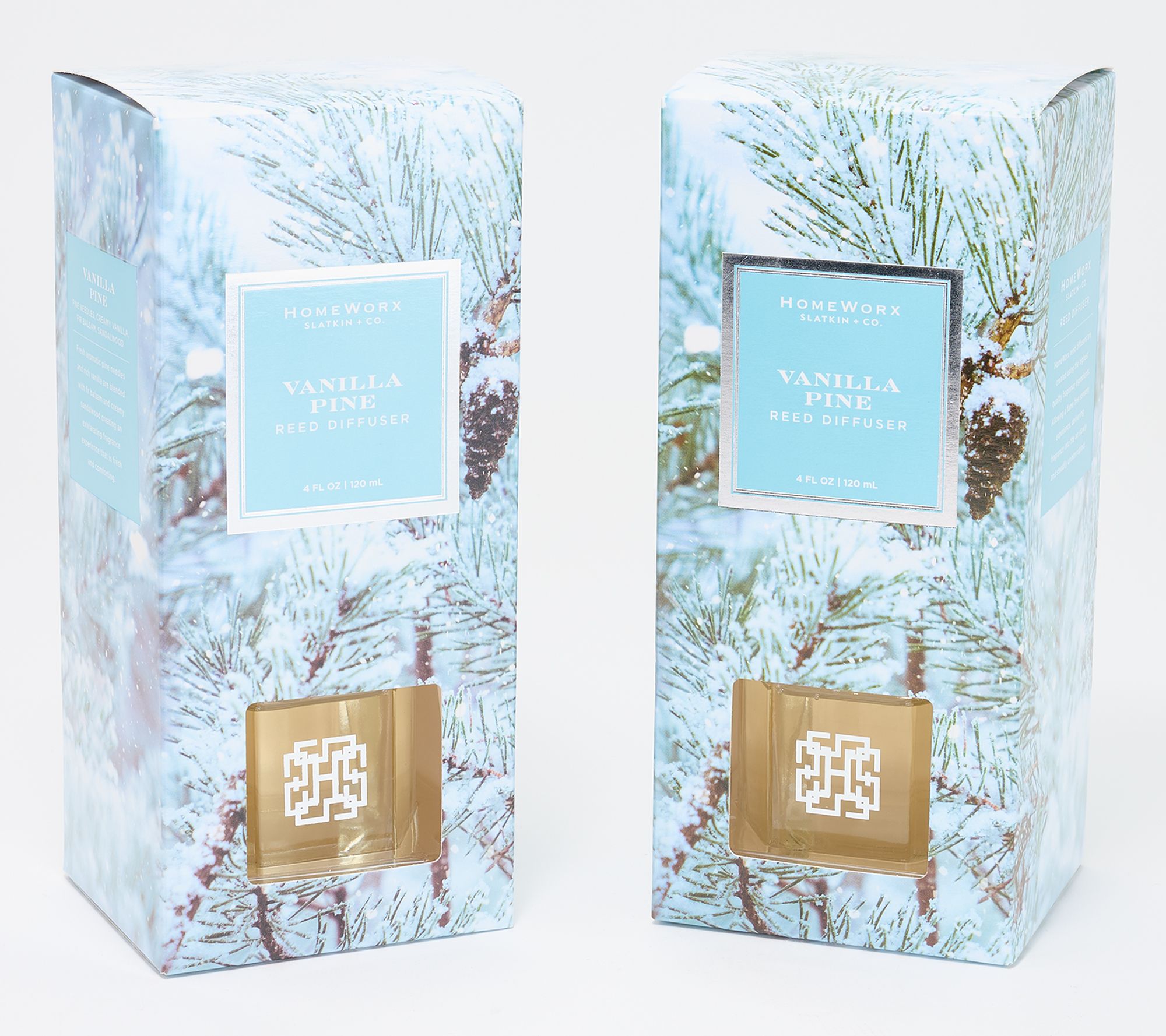 "As Is" HomeWorx by Slatkin + Co. S/2 Vanilla Reed Diffusers - QVC.com