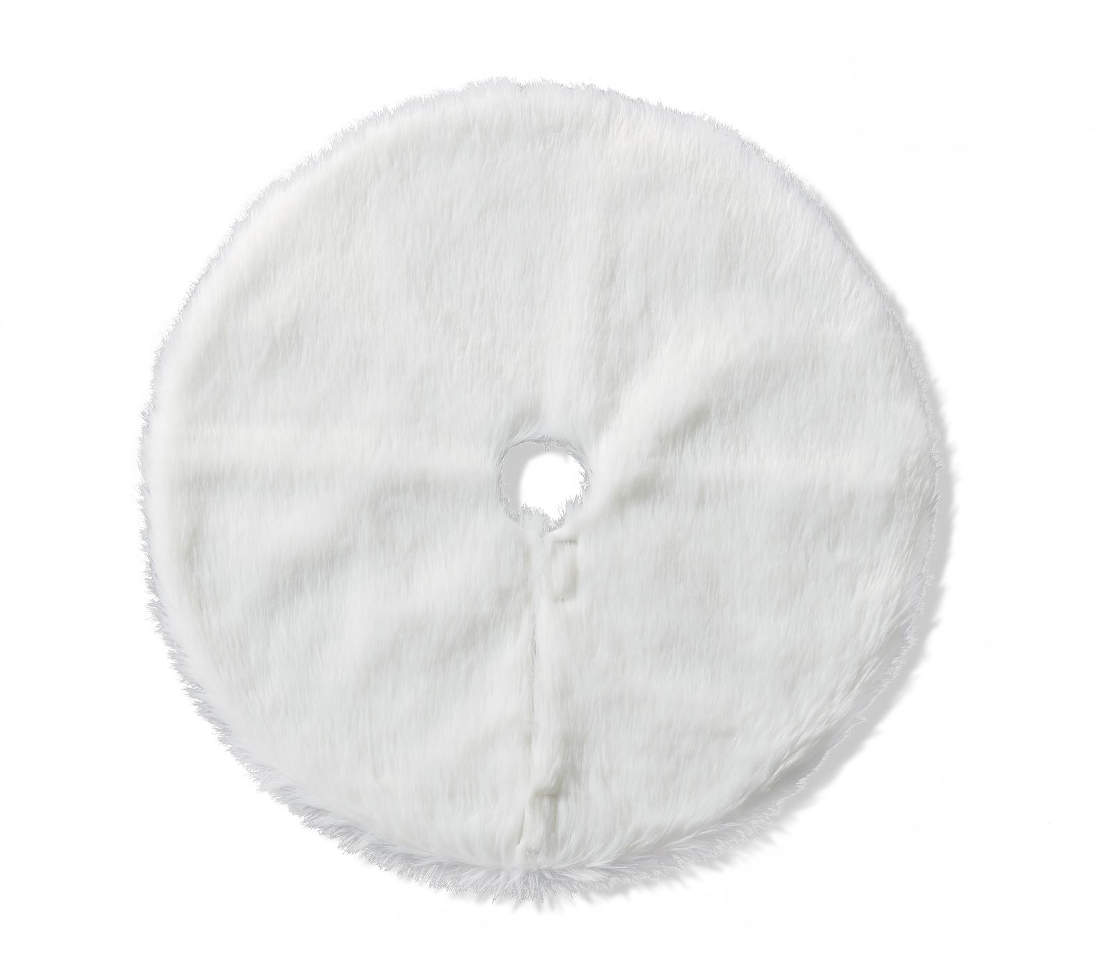 Grandin Road 24" Faux Fur Tree Skirt - QVC.com