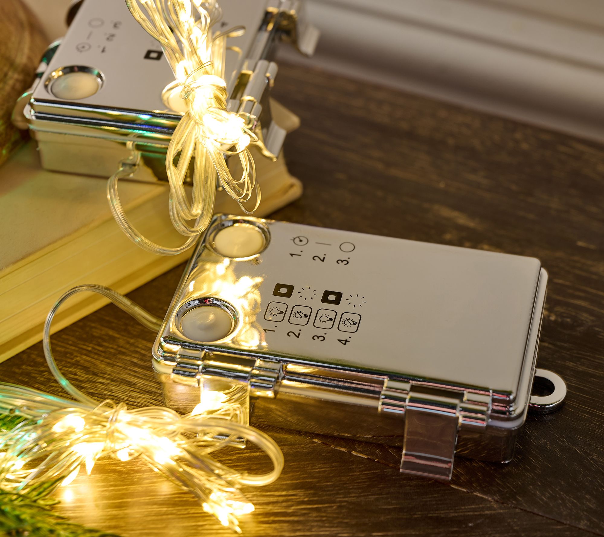 "As Is" Set of 3 Multi- Function Microlight Strands Valerie - QVC.com