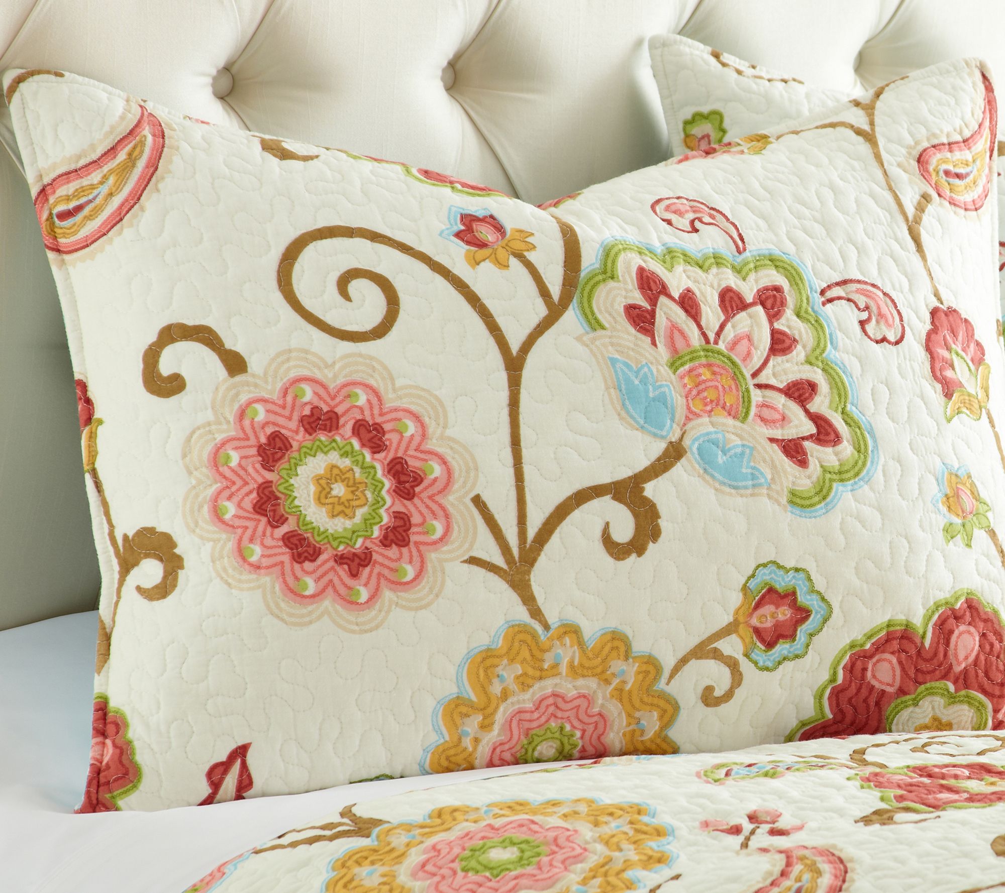 Levtex Home Ashbury Spring Floral 3-Piece Full/Queen Quilt Set - QVC.com