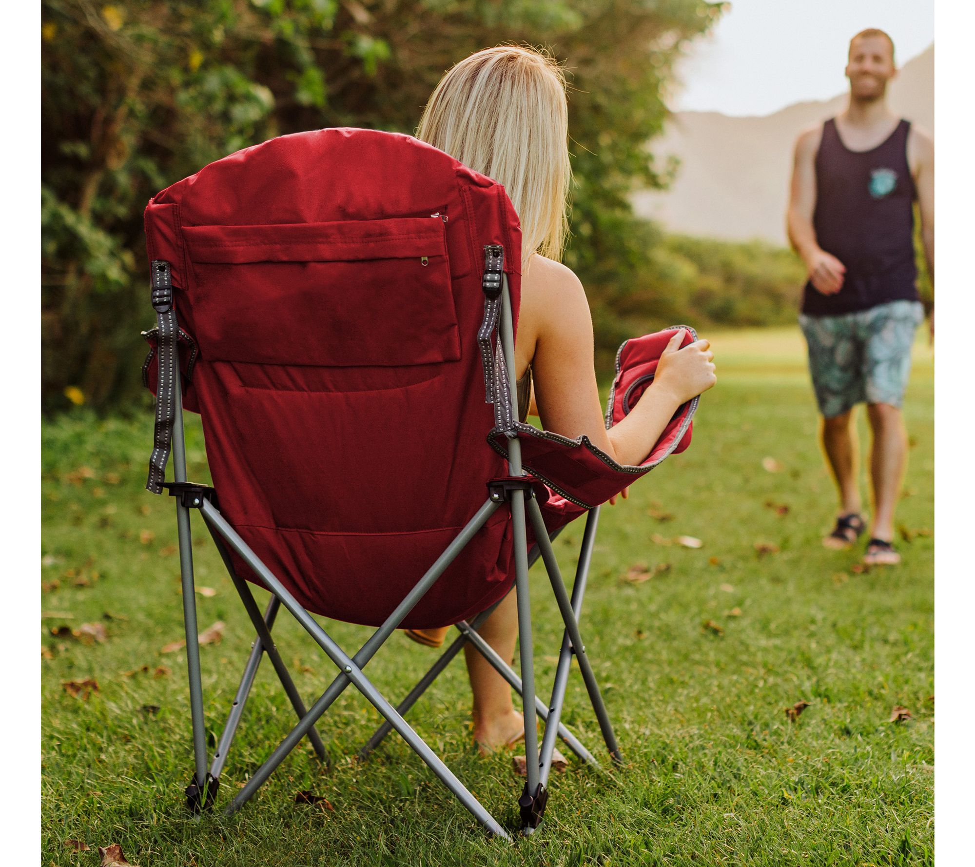 Oniva NCCA Reclining Camp Chair - QVC.com