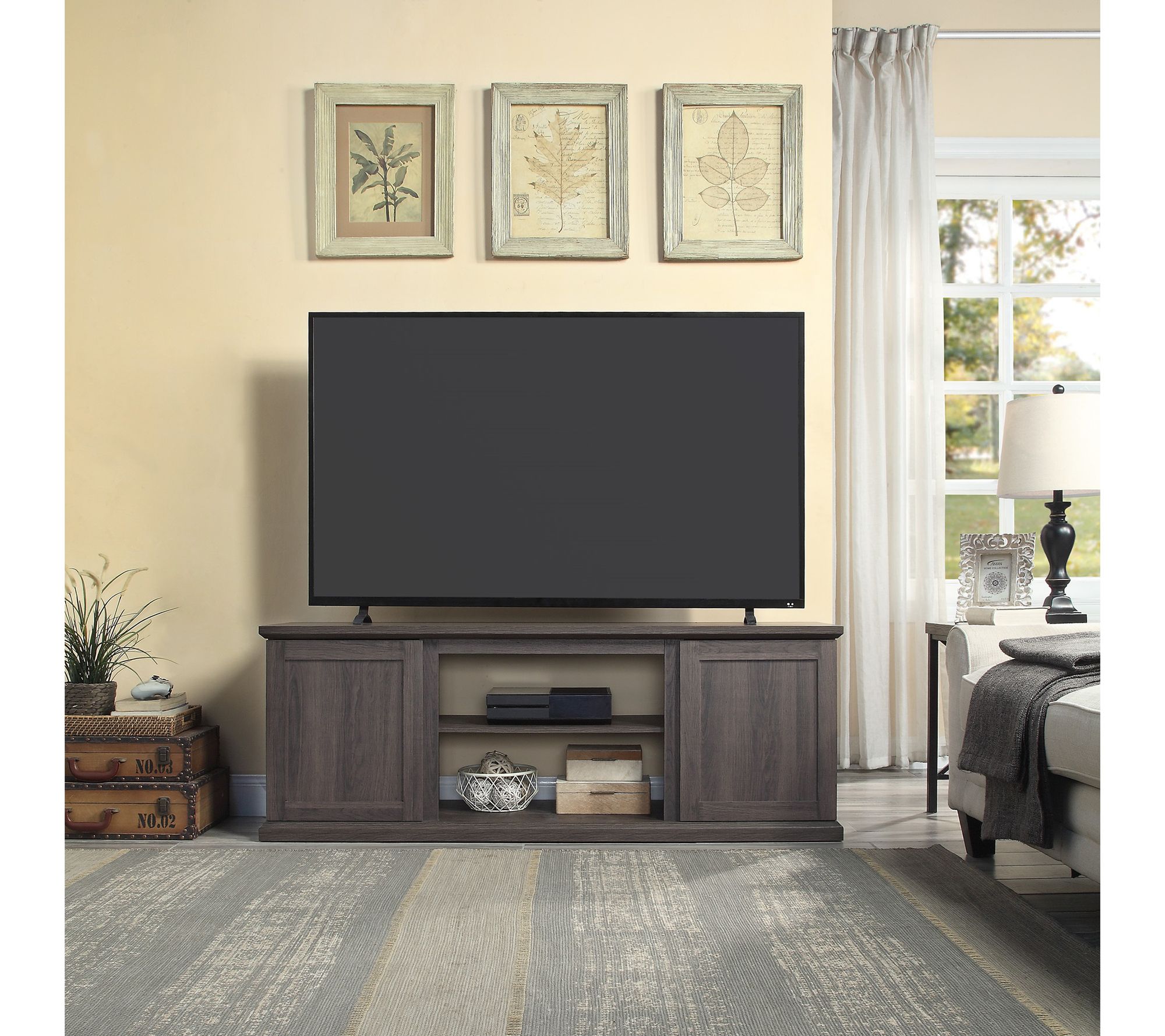Manhattan Comfort Franklin TV Stand - QVC.com