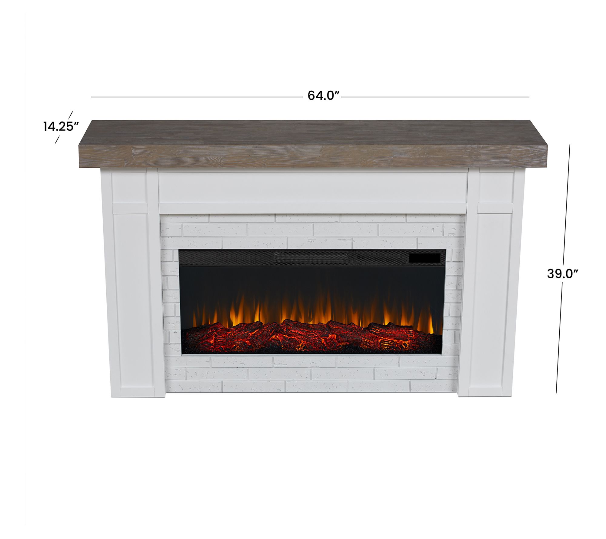 Real Flame Cravenhall Electric Landscape Fireplace - QVC.com