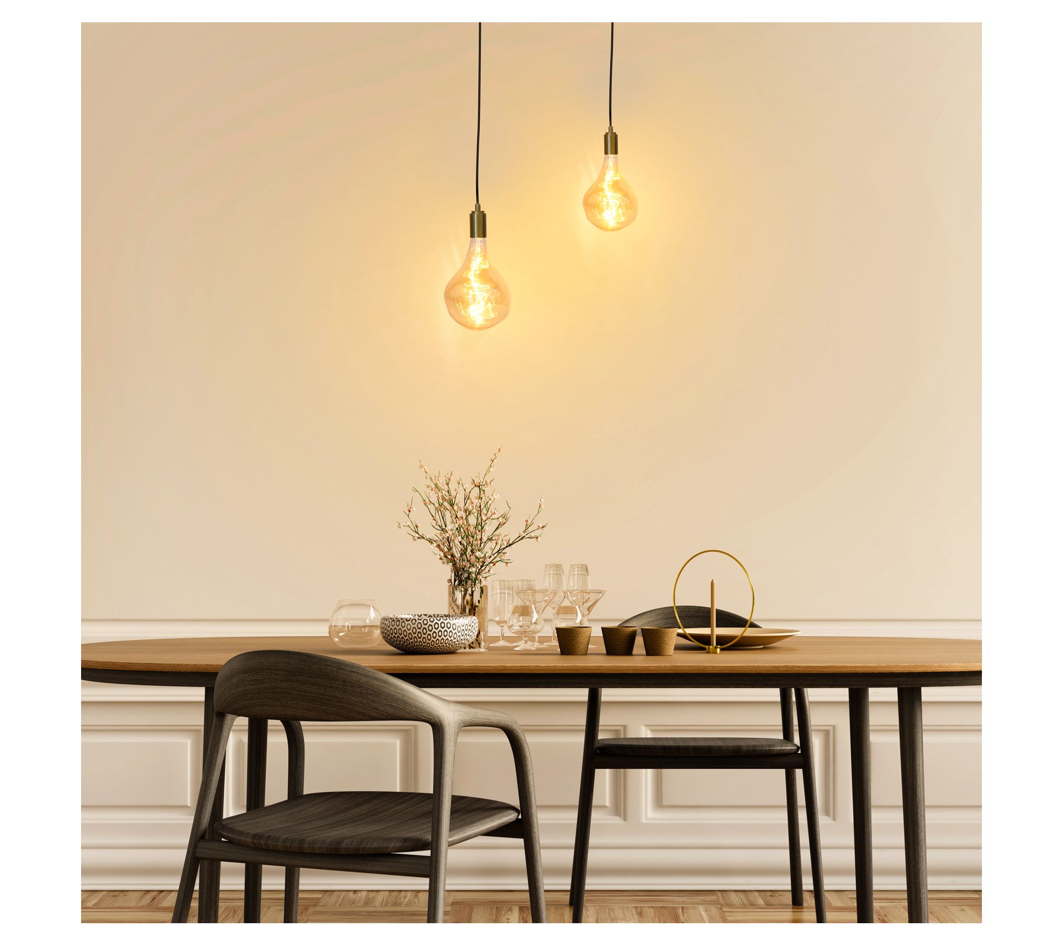 Brightech Scorpio Antiqued Brass Dimmable LED Pndant Light - QVC.com