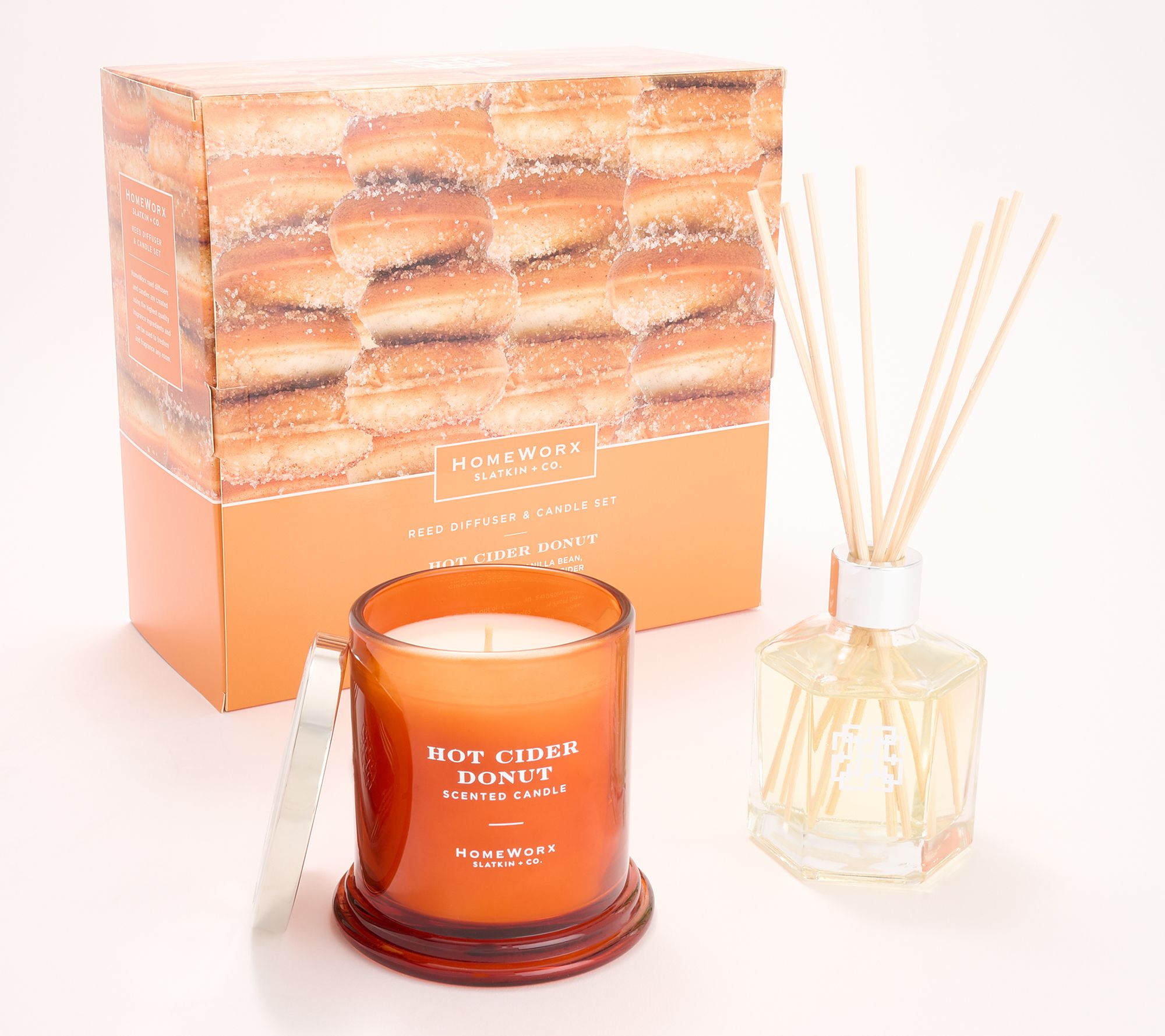 "As Is" HomeWorx by Slatkin + Co. Fall Reed Diffuser Set - QVC.com
