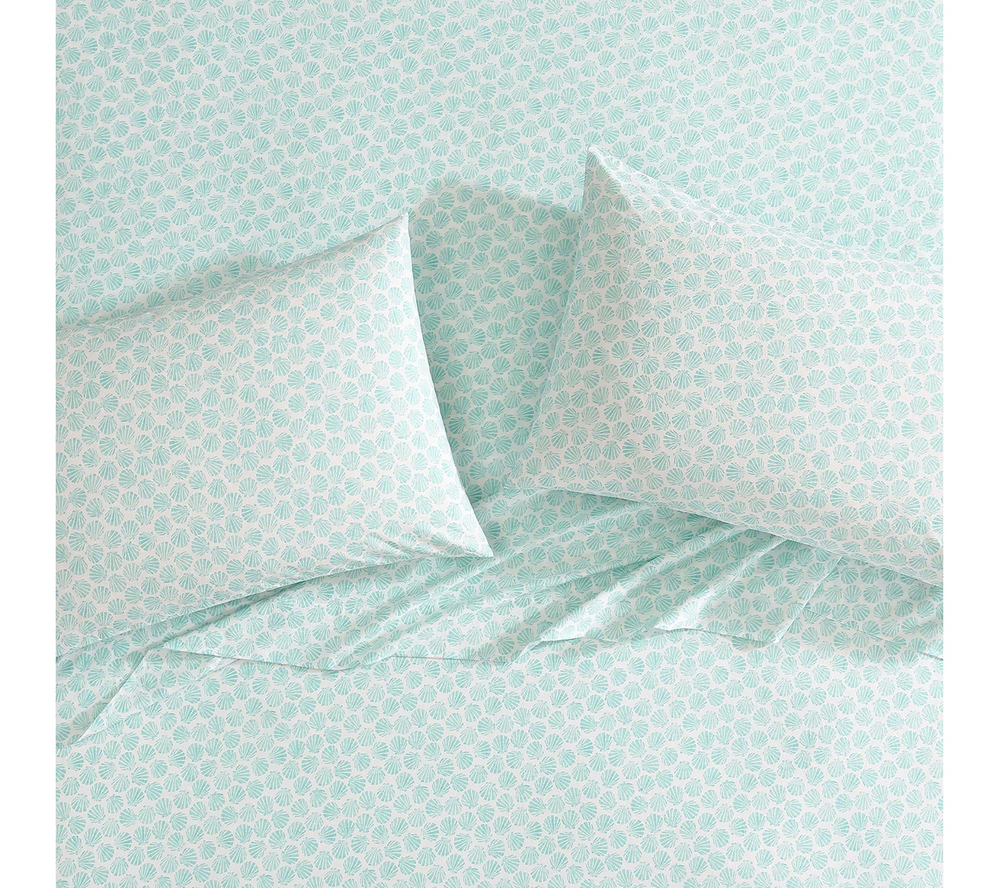 Laura Ashley Margate Shells Full Sheet Set - QVC.com
