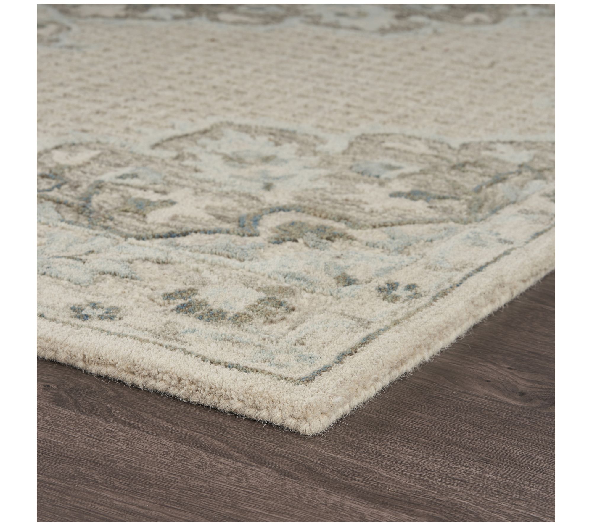 Ox Bay Classic Medallion Hand-Tufted Wool Indoor Rug 7'9"x9'9" - QVC.com