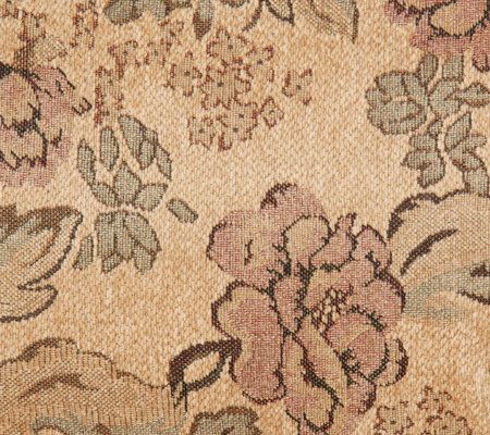 Thomas Pacconi Hand Carved Upholstered Queen Anne Bench - QVC.com