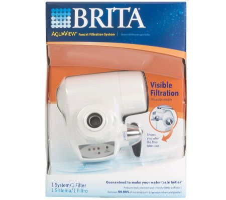 Brita AquaView Faucet Filtration System - QVC.com