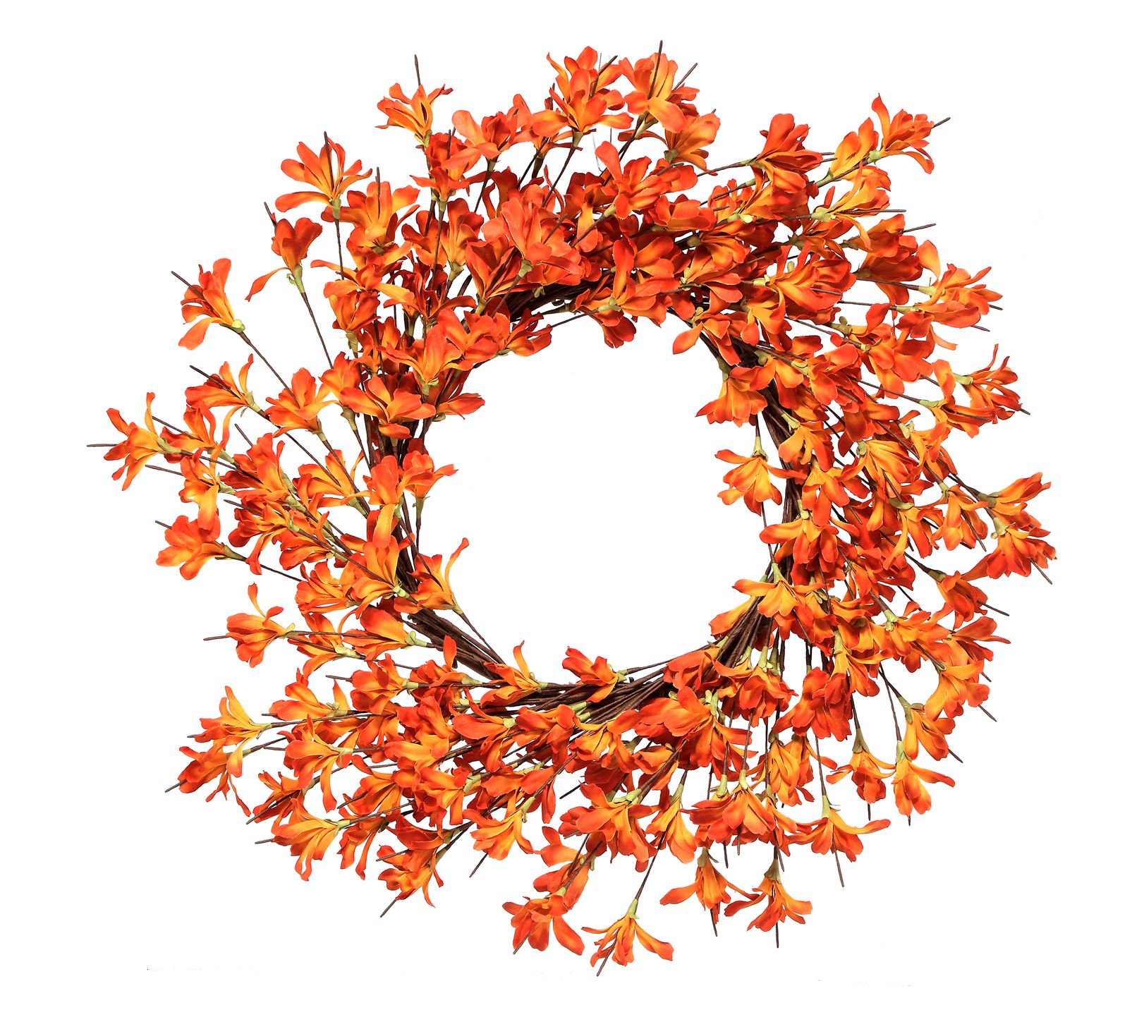 22" Autumn Blossom Wreath by Valerie - QVC.com