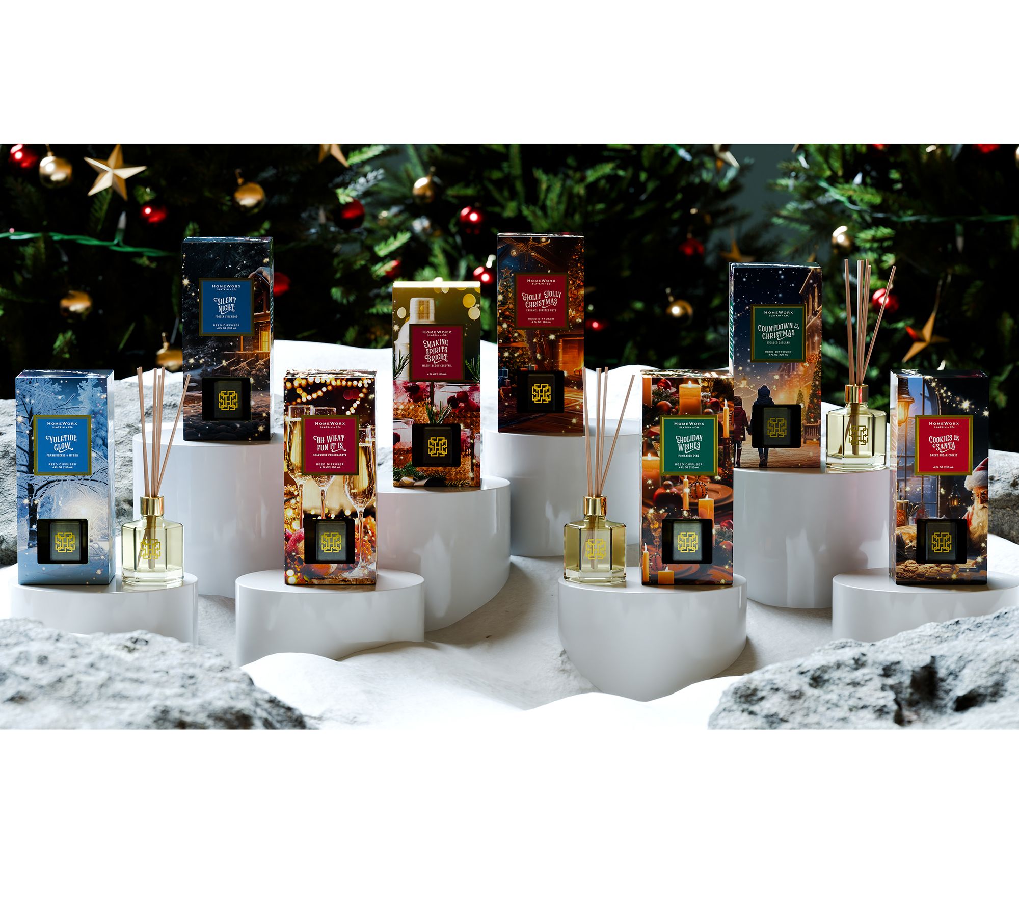 HomeWorx by Slatkin + Co. Set of 2 HarryTales Reed Diffusers - QVC.com