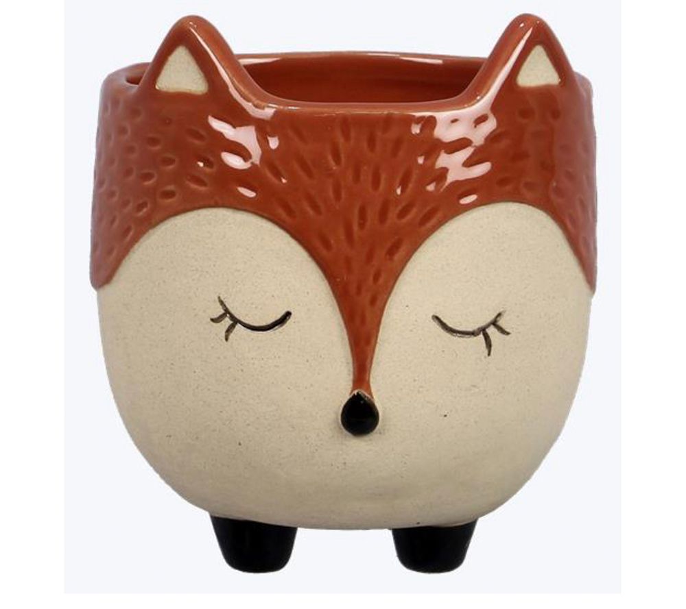 Young's Ceramic Fox Pot - QVC.com