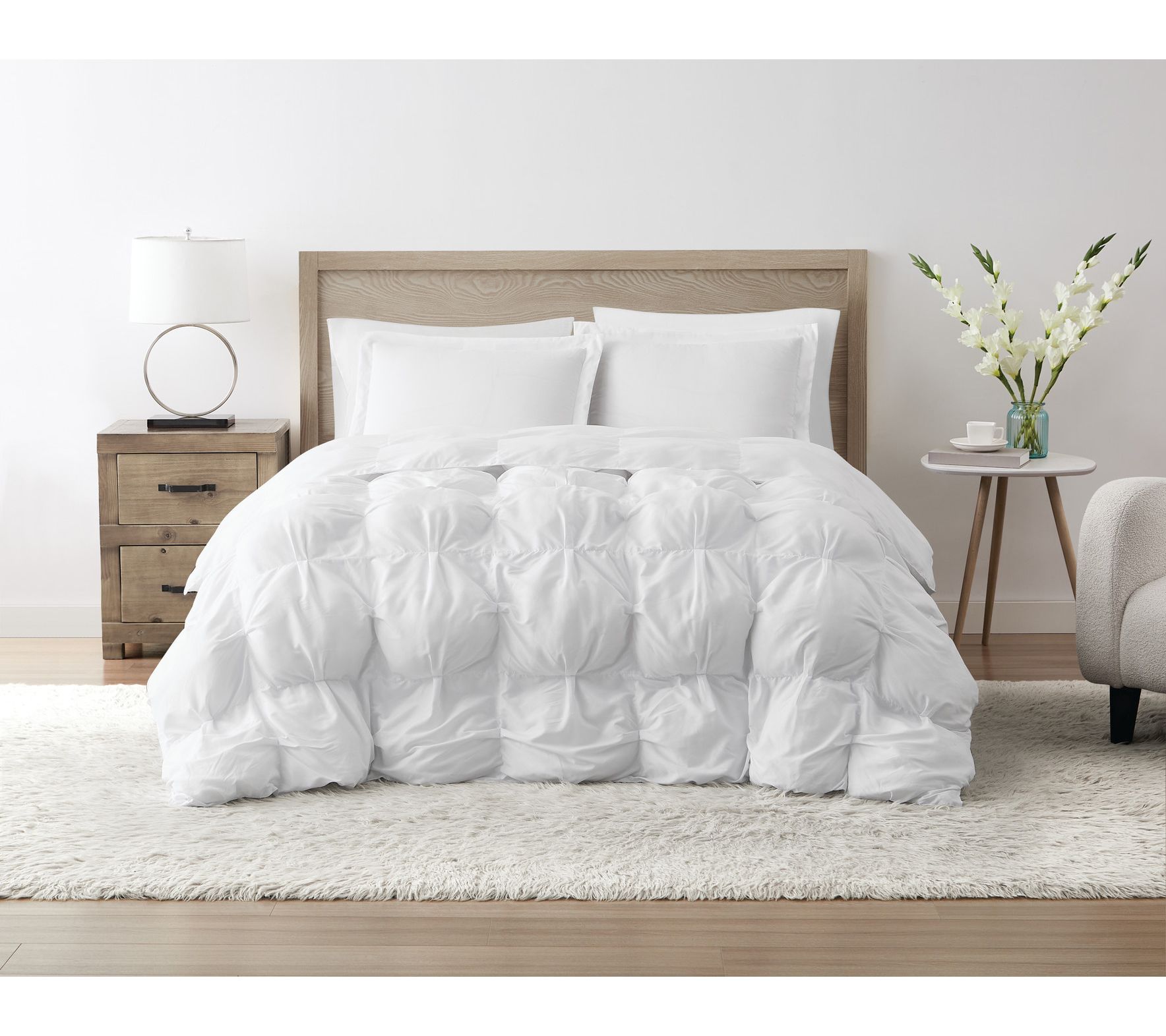 Truly Soft Oversized Puffer Full/Queen 3pc Comforter Set - QVC.com