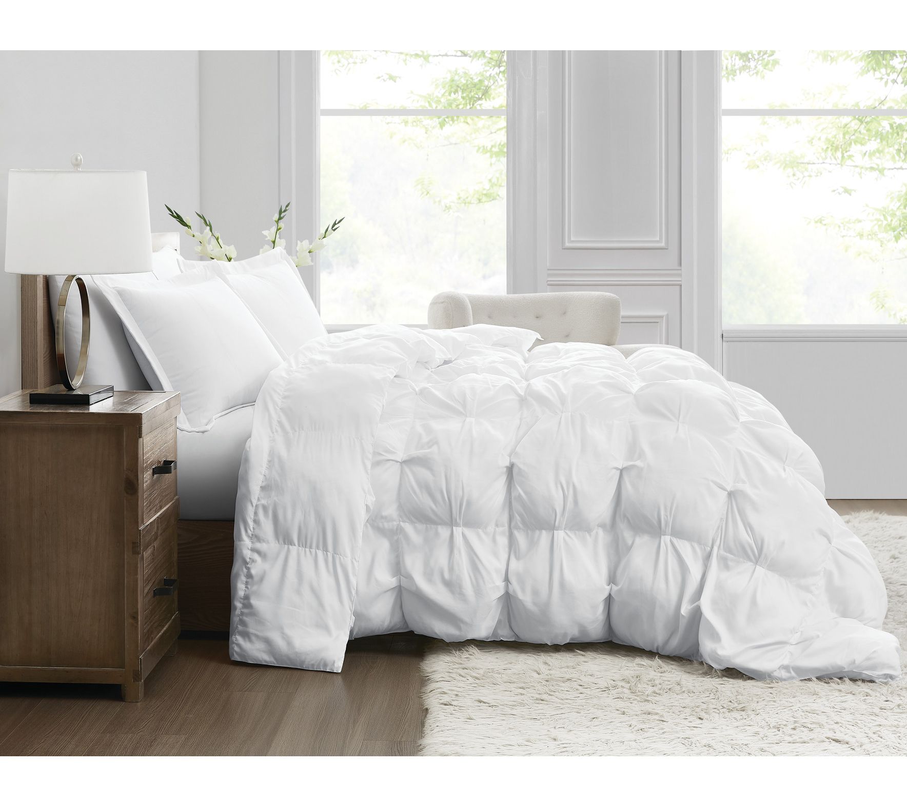 Truly Soft Oversized Puffer Full/Queen 3pc Comforter Set - QVC.com