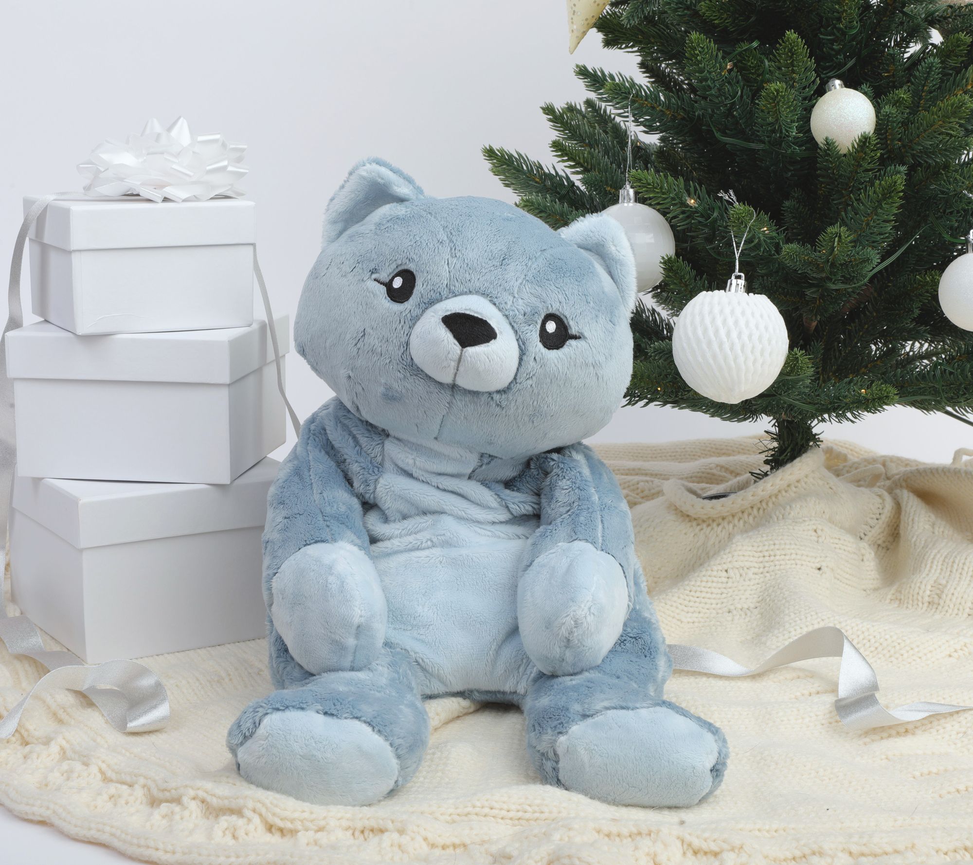 Hugimals Calming 4.5lb 20" Weighted Plush Animal w/ Gift Bag - QVC.com